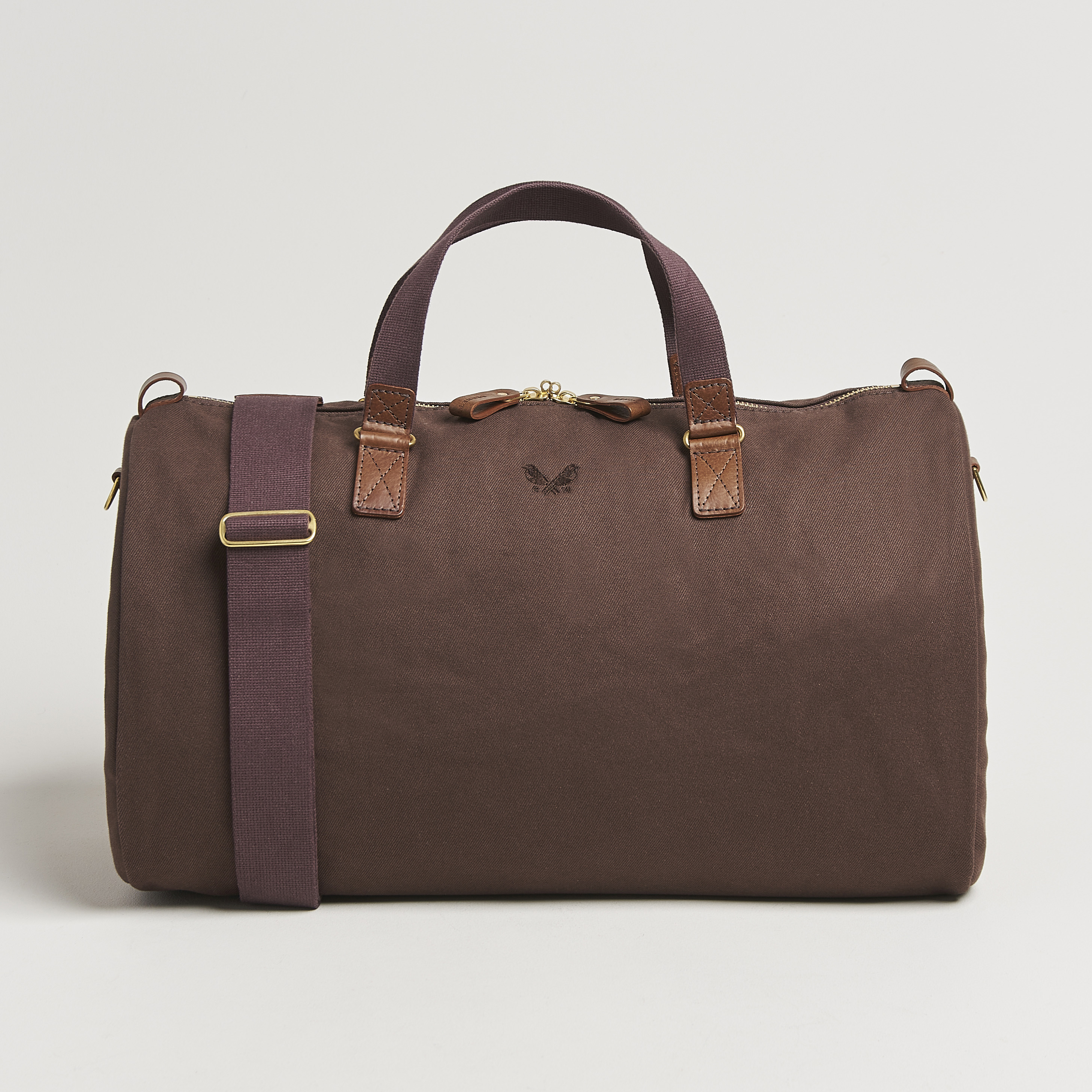 Bennett Winch Canvas Suit Carrier Holdall Chocolate at CareOfCarl.com