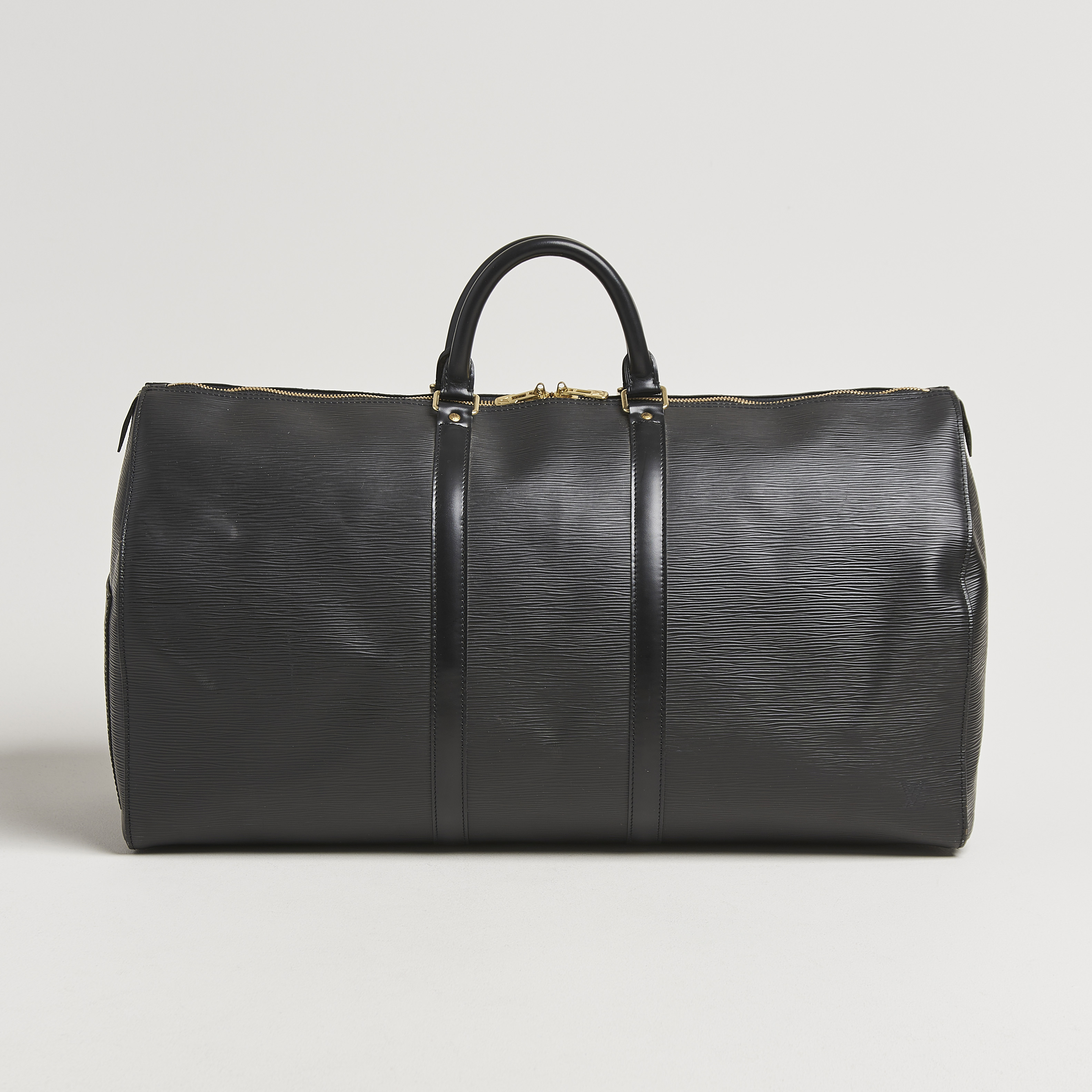Louis Vuitton Pre-Owned Keepall 55 Epi Leather Bag Black at CareOfCarl.com