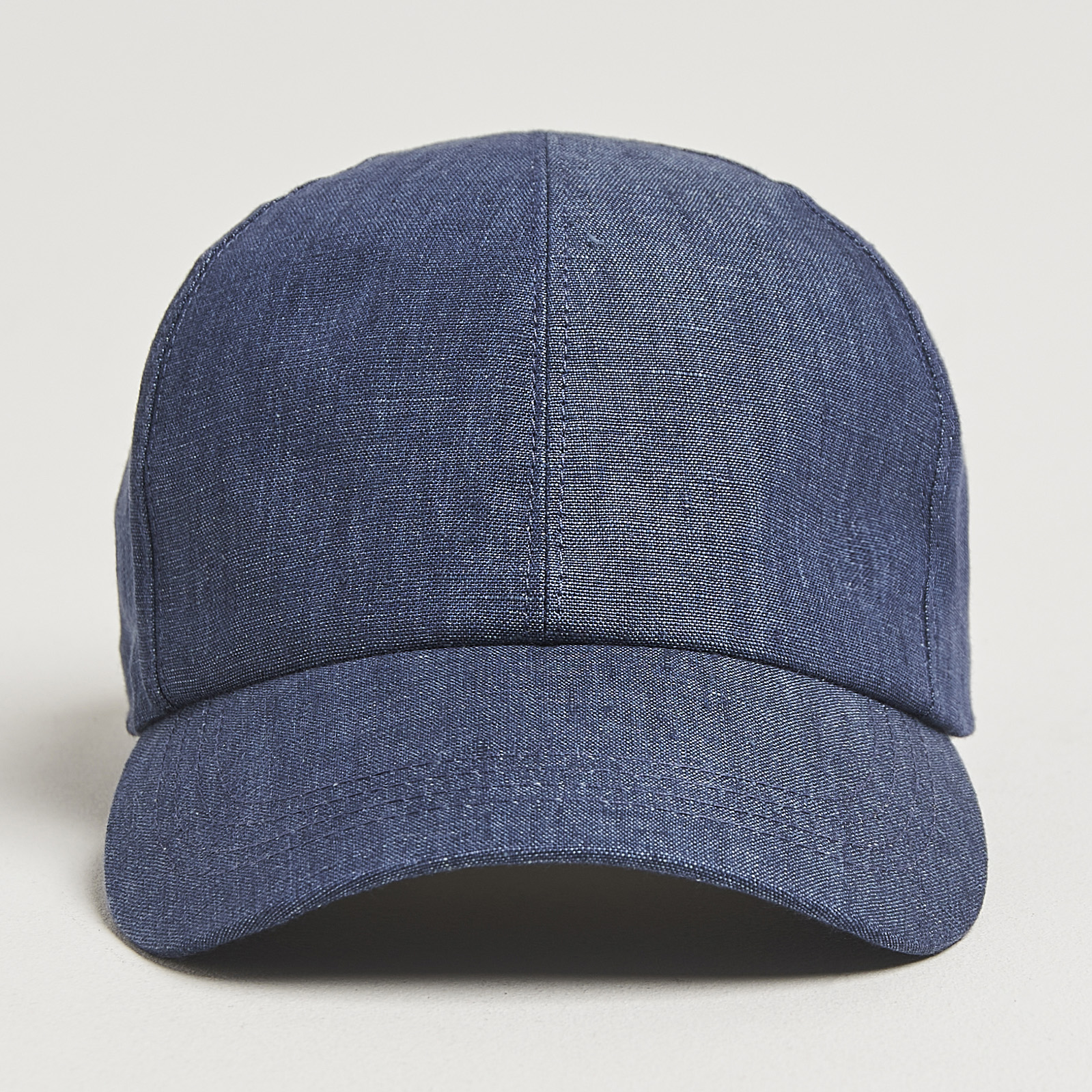 Wigéns Baseball Linen Cap Denim Blue at CareOfCarl.com