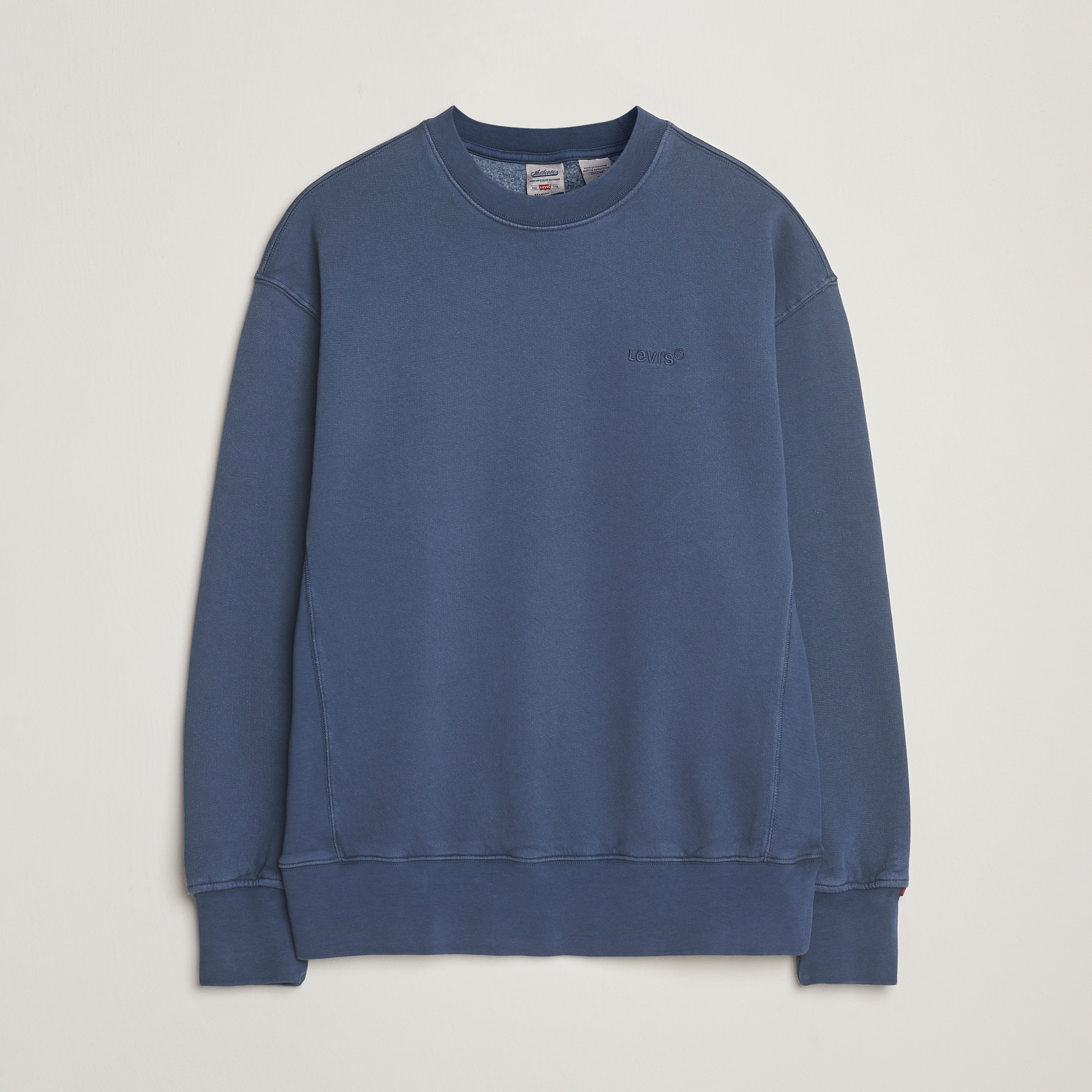 Levi's Authentic Crew Neck Sweatshirt Sargasso Sea at CareOfCarl.com
