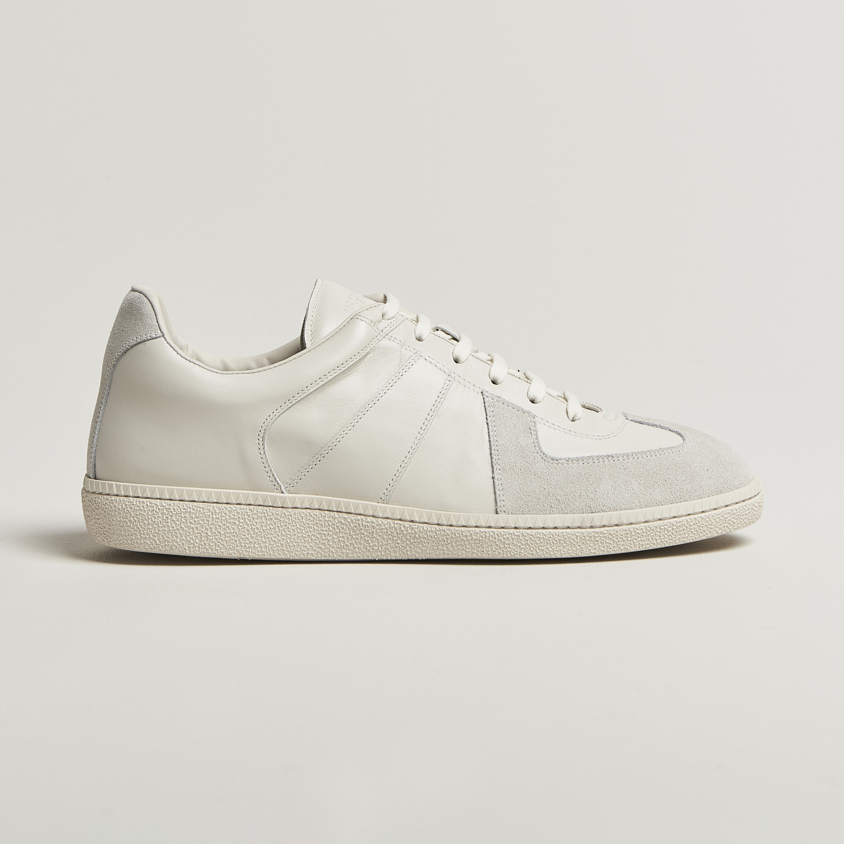Sweyd Nappa/Suede Army Trainer White at CareOfCarl.com