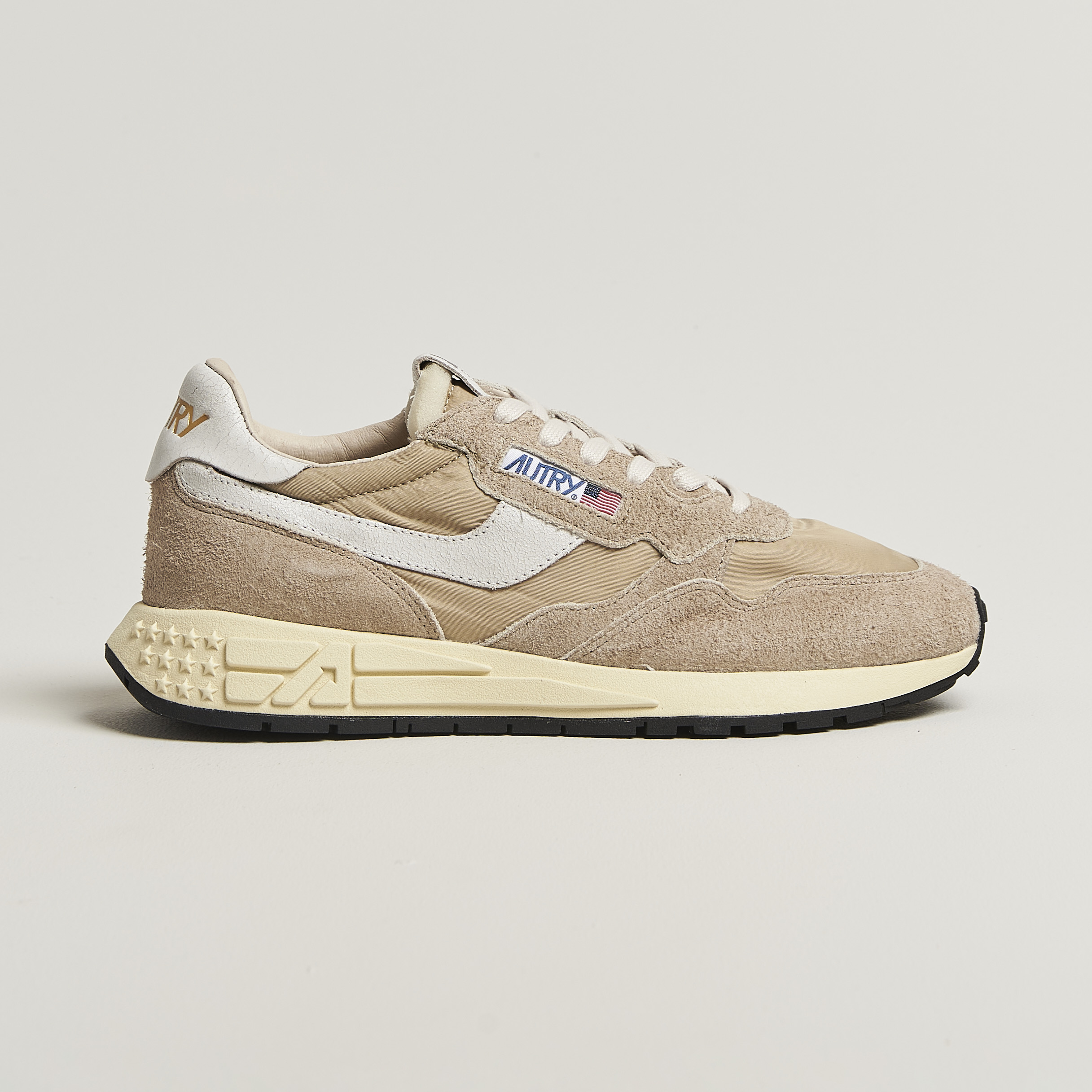 Autry Reelwind Running Sneaker Beige at CareOfCarl.com
