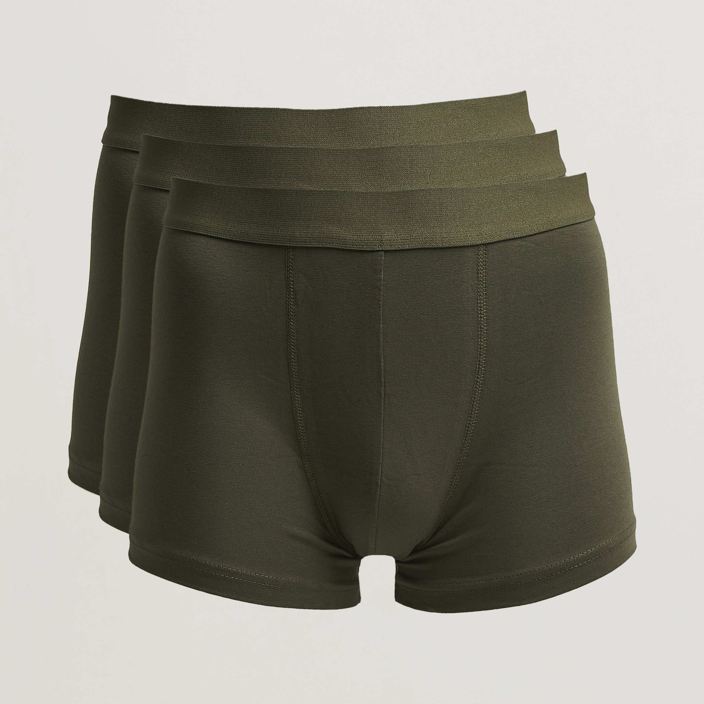 Bread & Boxers 3-Pack Boxer Brief Dark Green at CareOfCarl.com