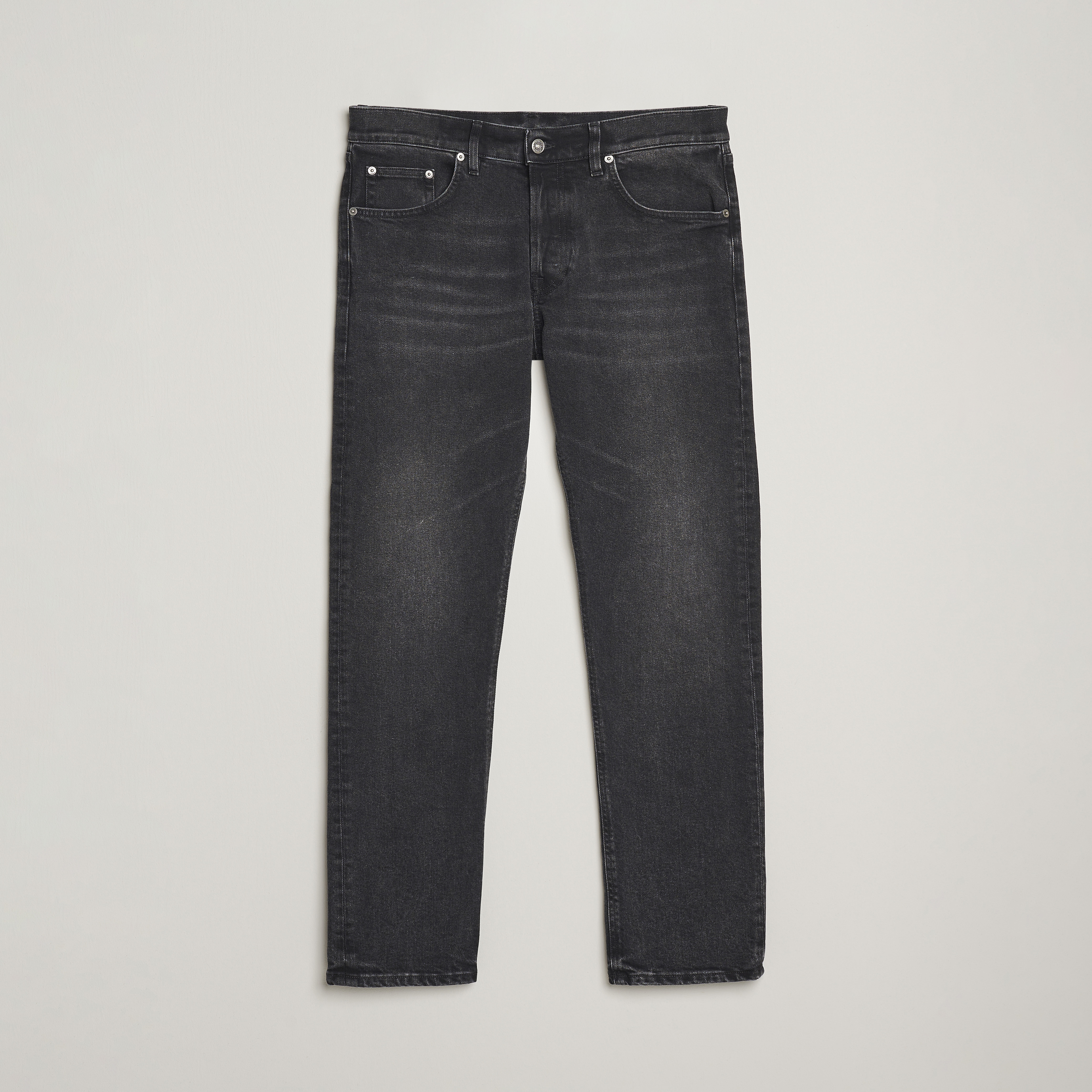 Dondup Icon Regular Fit Jeans Washed Black at CareOfCarl.com