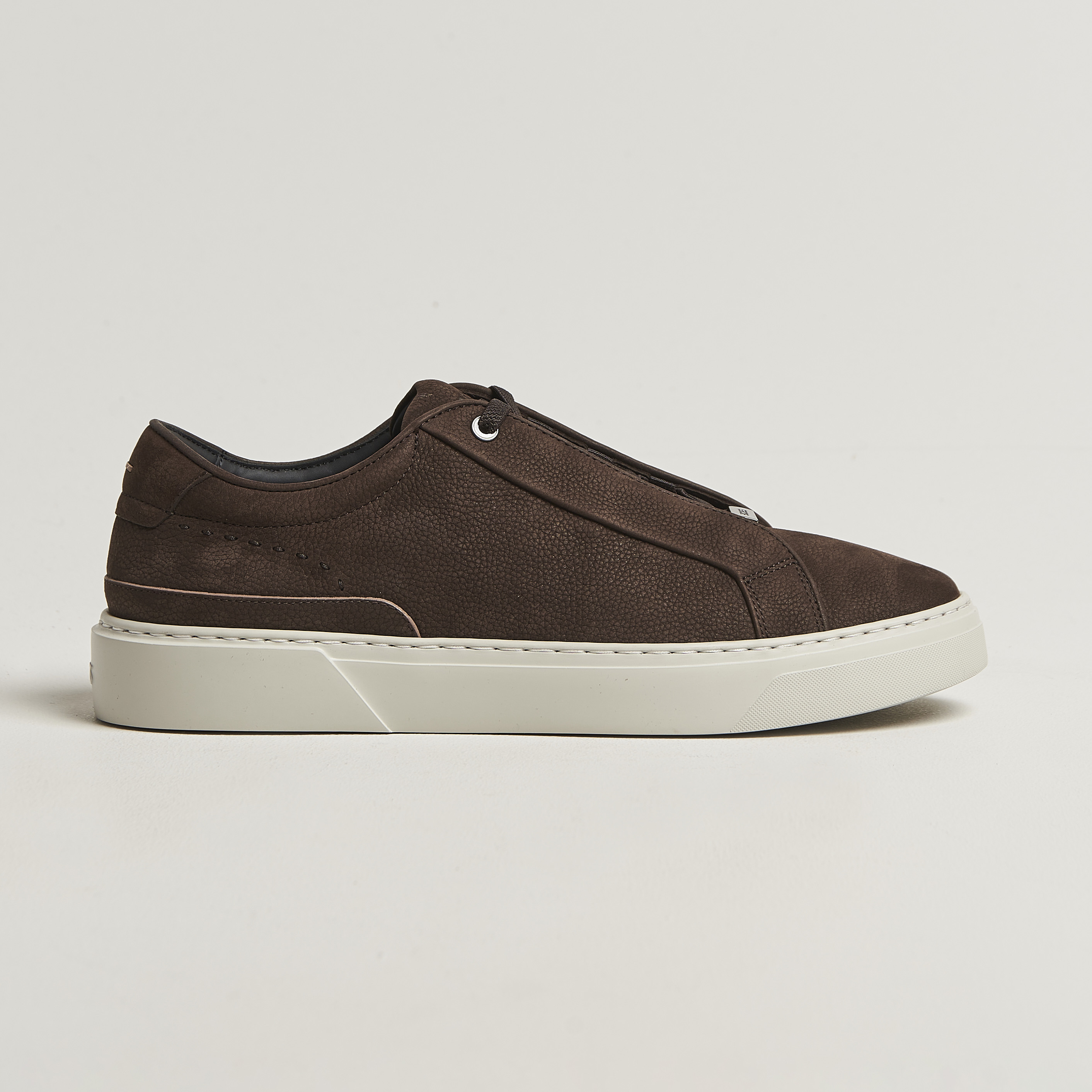 BOSS CAMEL Gary Nubuck Sneaker Dark Brown at CareOfCarl.com
