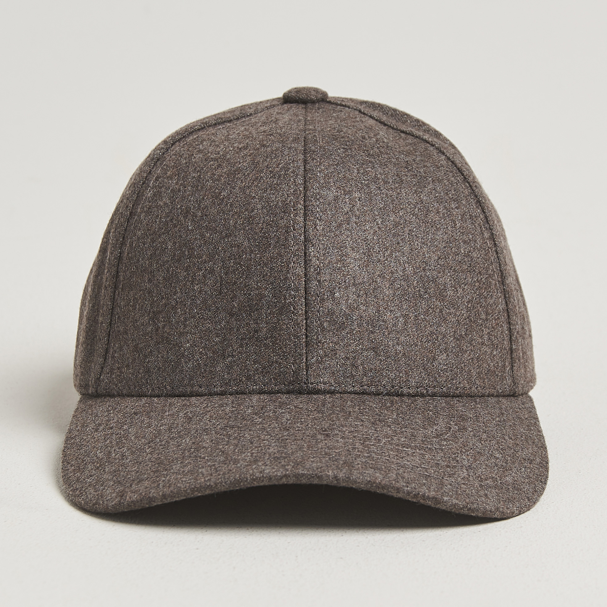 Varsity Headwear Flannel Baseball Cap Taupe Brown at CareOfCarl.com
