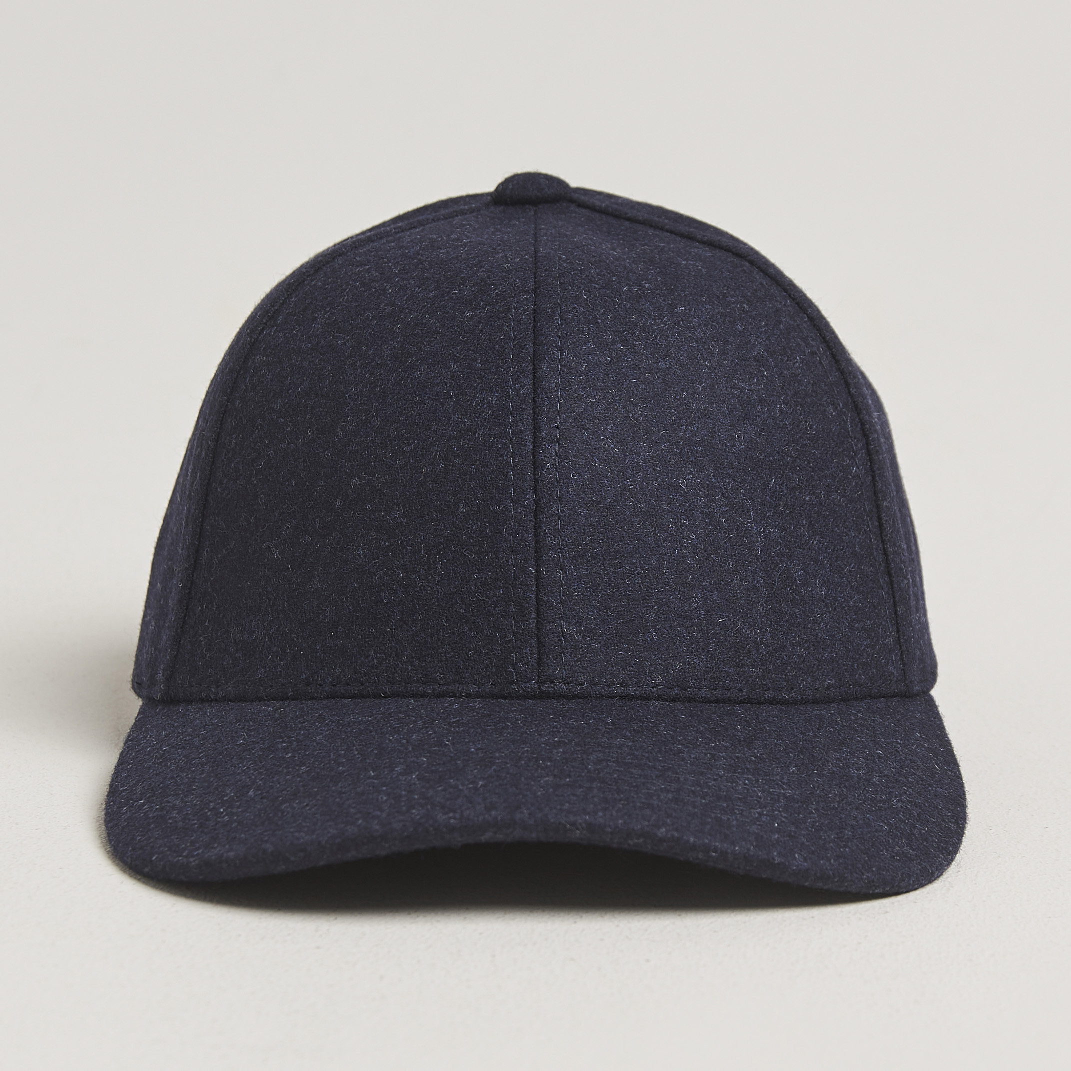 Varsity Headwear Flannel Baseball Cap Dark Navy at CareOfCarl.com