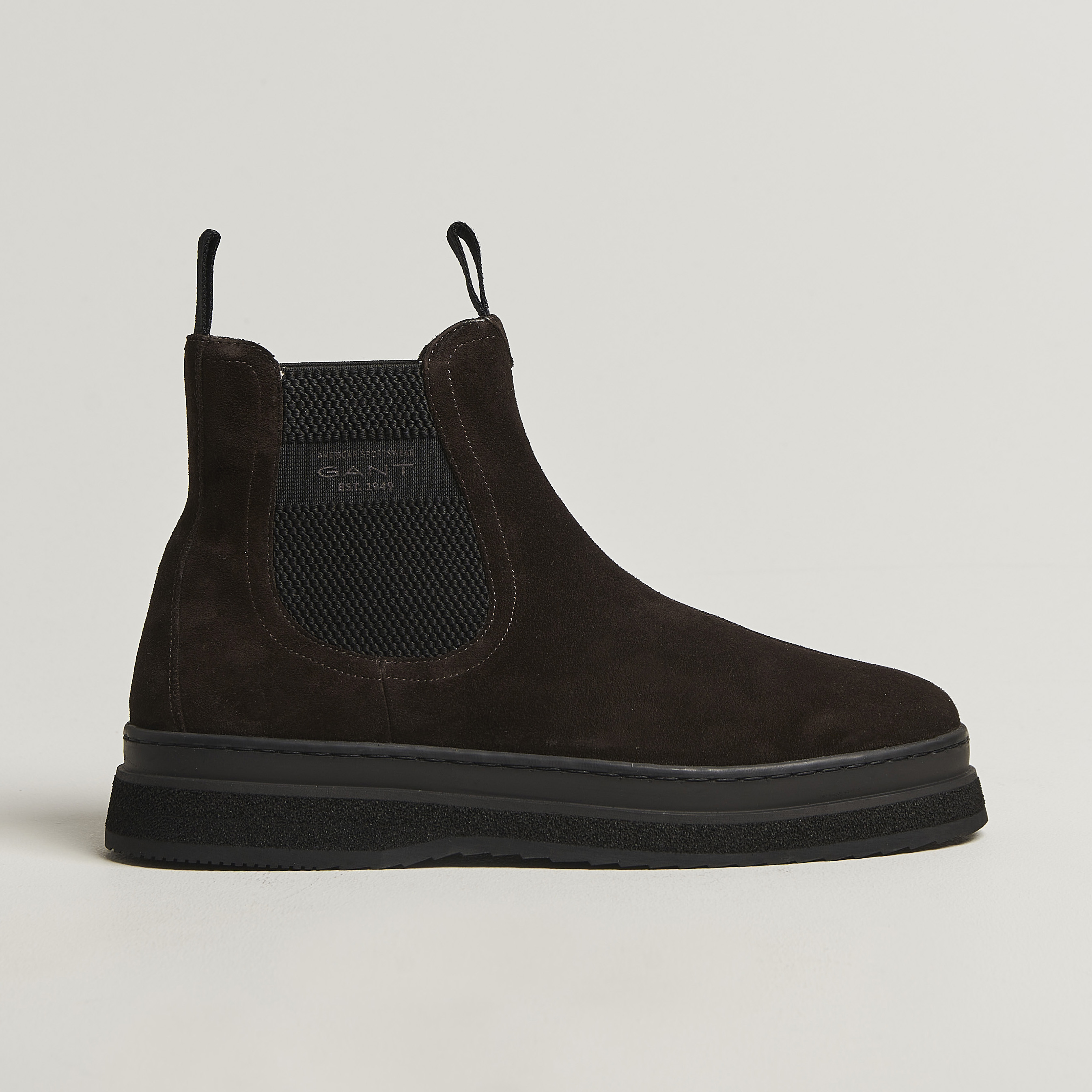 GANT Blistown Suede Chelsea Boot Espresso Brown at CareOfCarl.com