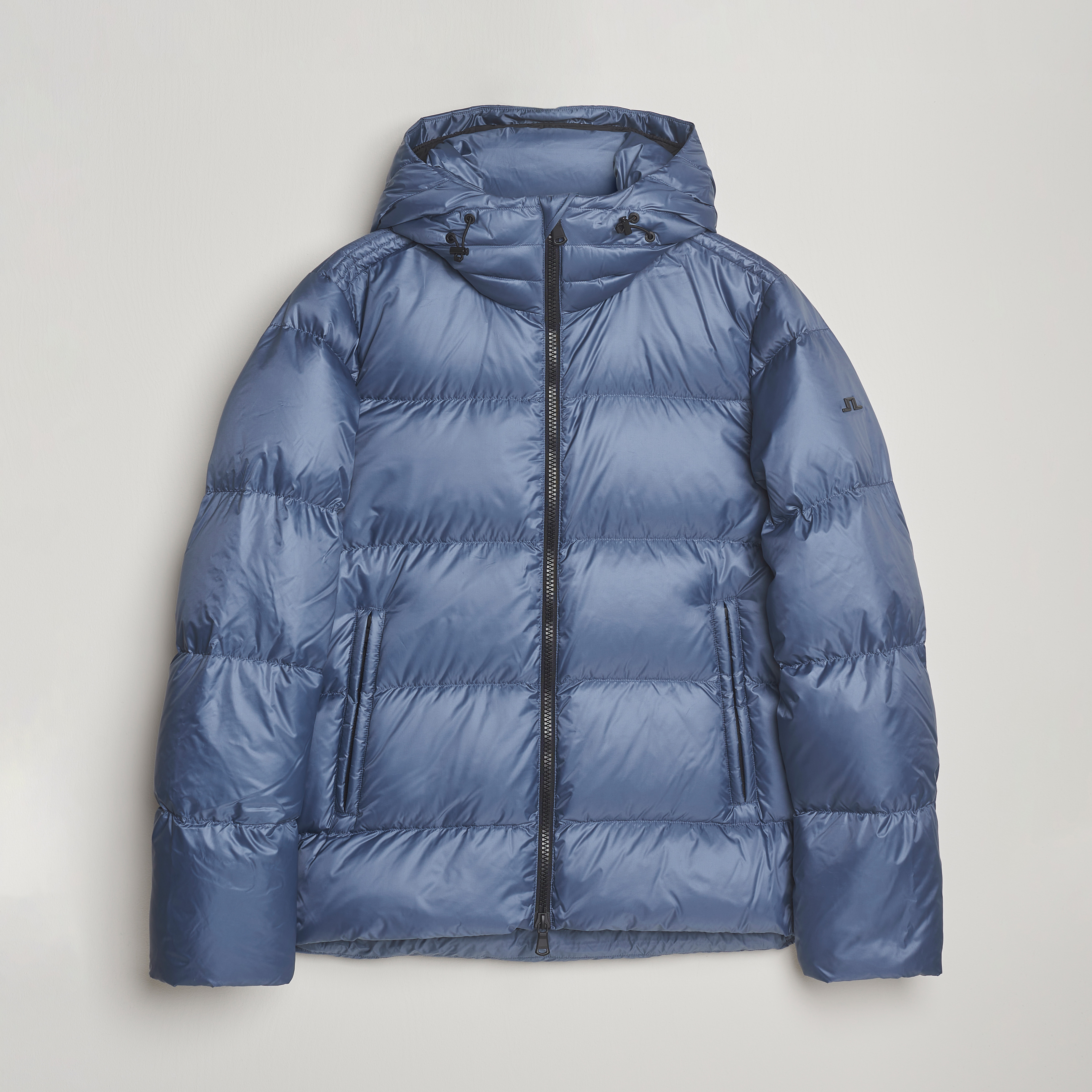 J.Lindeberg Daryl Down Hooded Jacket Vintage Indigo at CareOfCarl.com