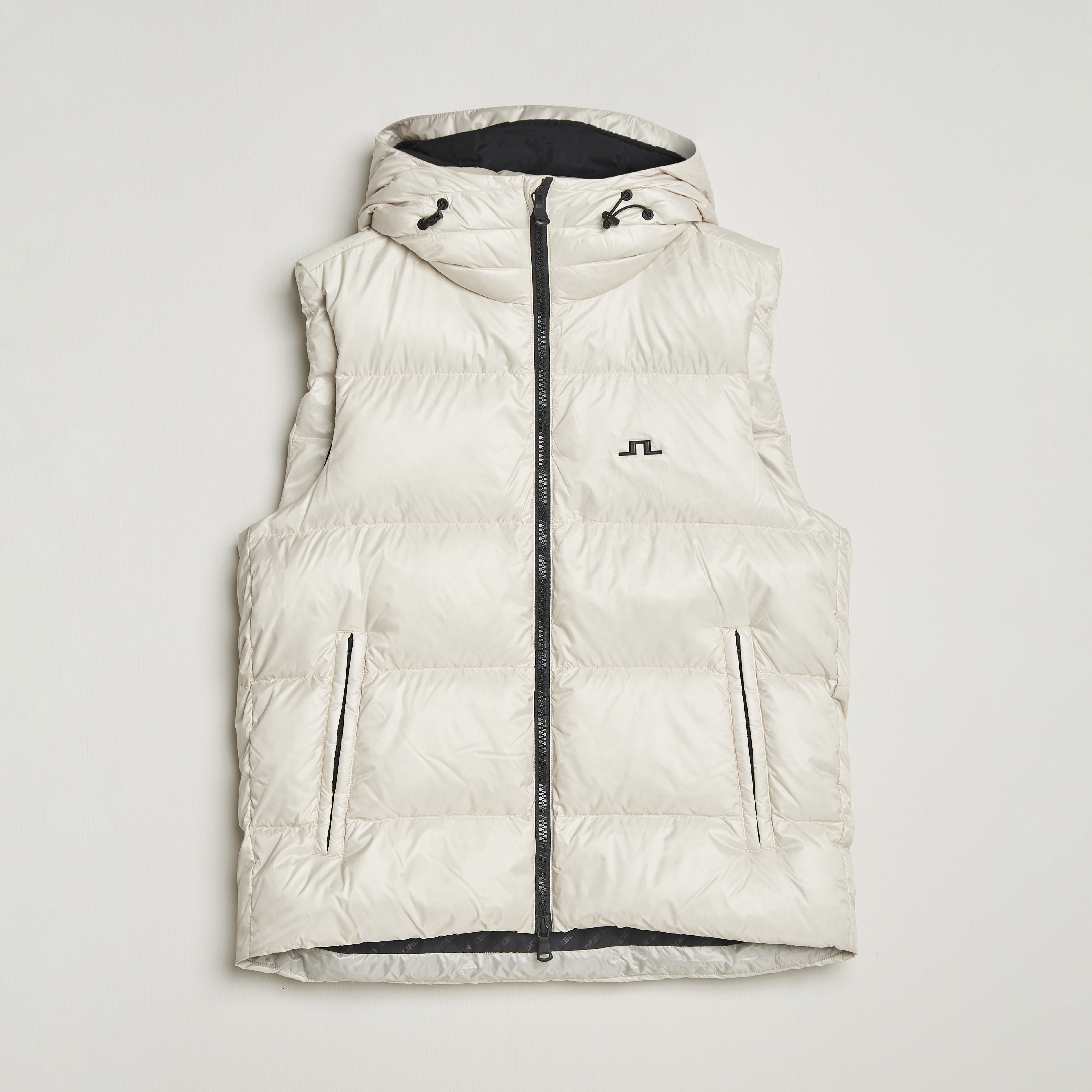J.Lindeberg Daryl Down Hooded Vest Moonbeam at CareOfCarl.com
