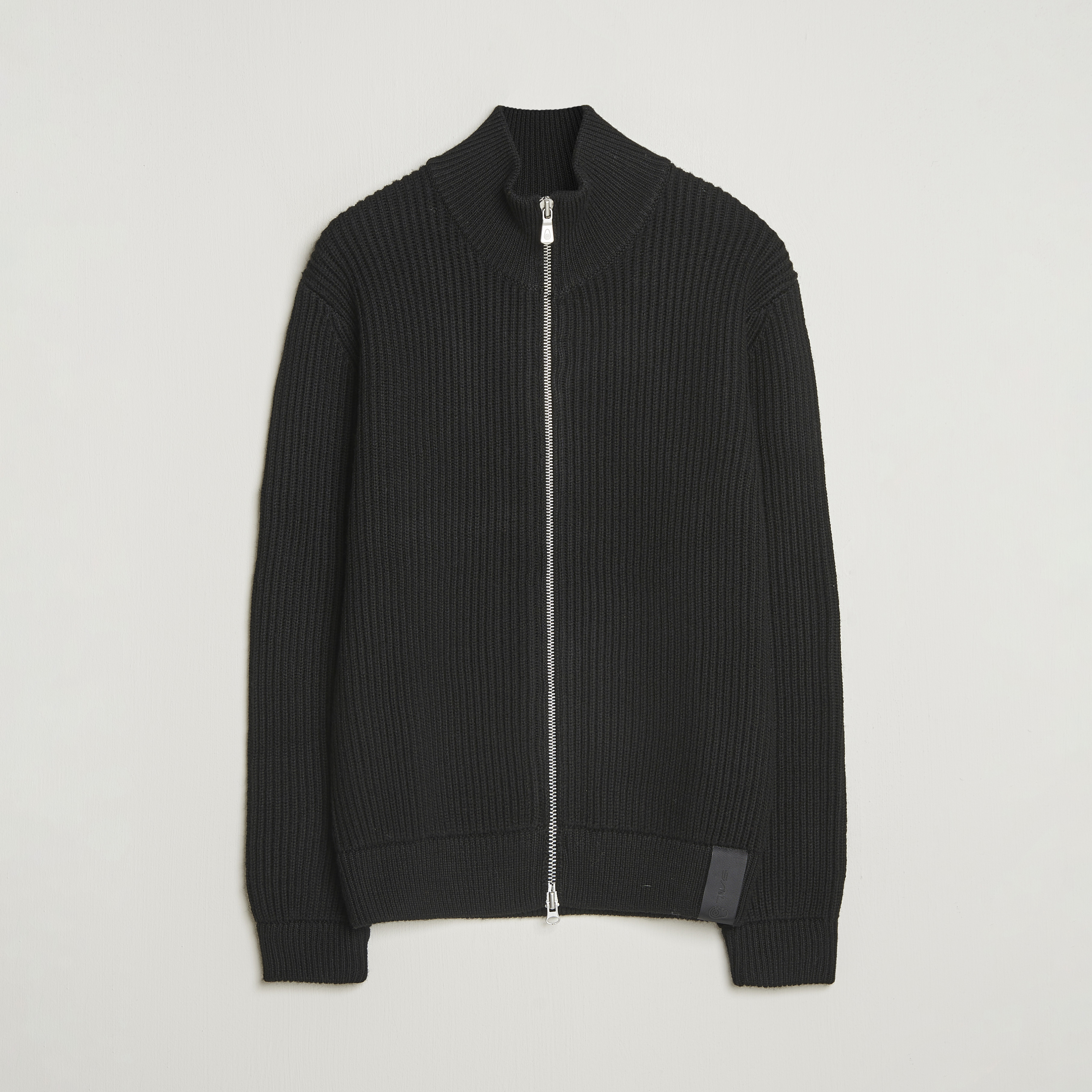 Sail Racing Ridge Wool Heavy Knitted Full Zip Carbon at CareOfCarl.com