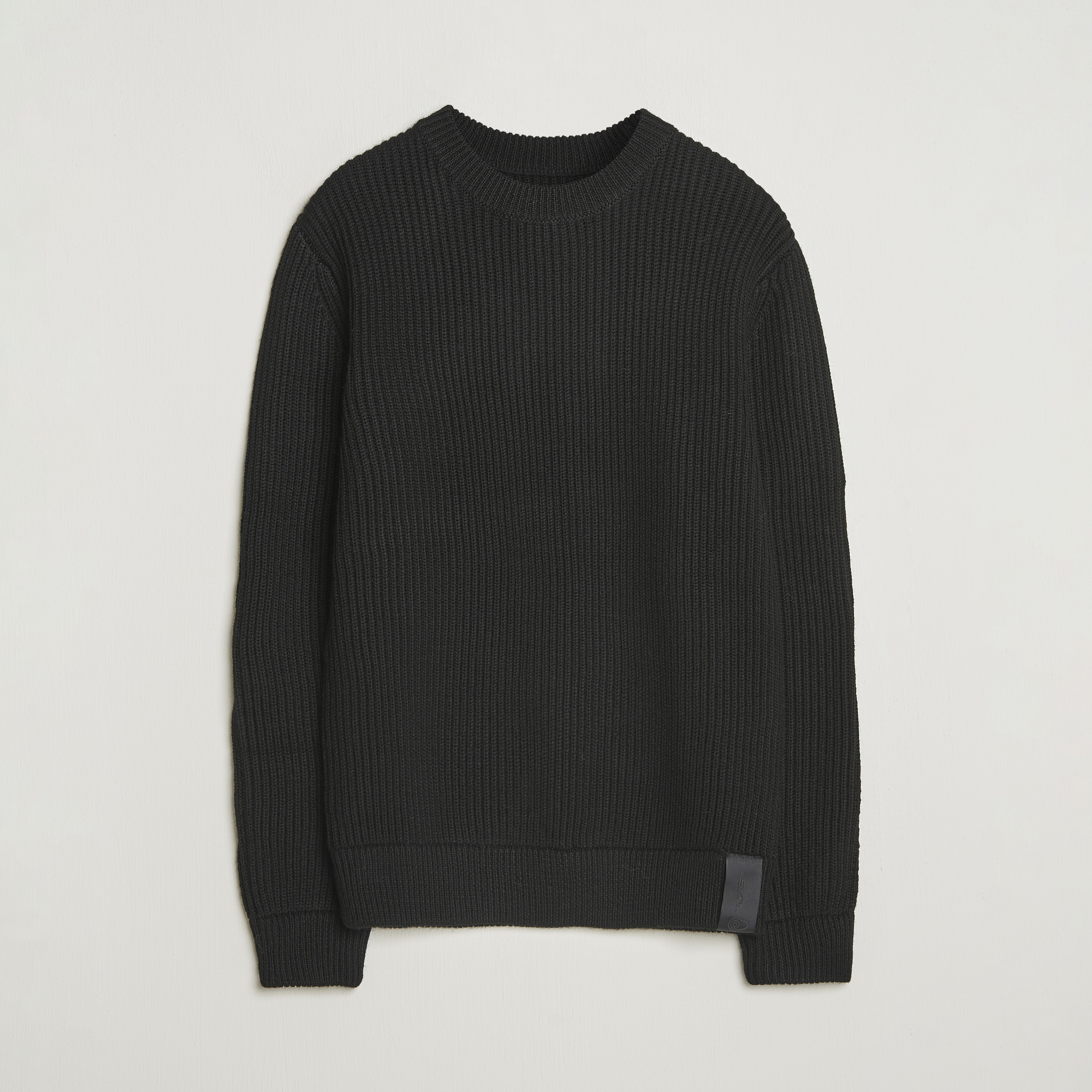 Sail Racing Ridge Wool Heavy Knitted Crew Neck Carbon at CareOfCarl.com