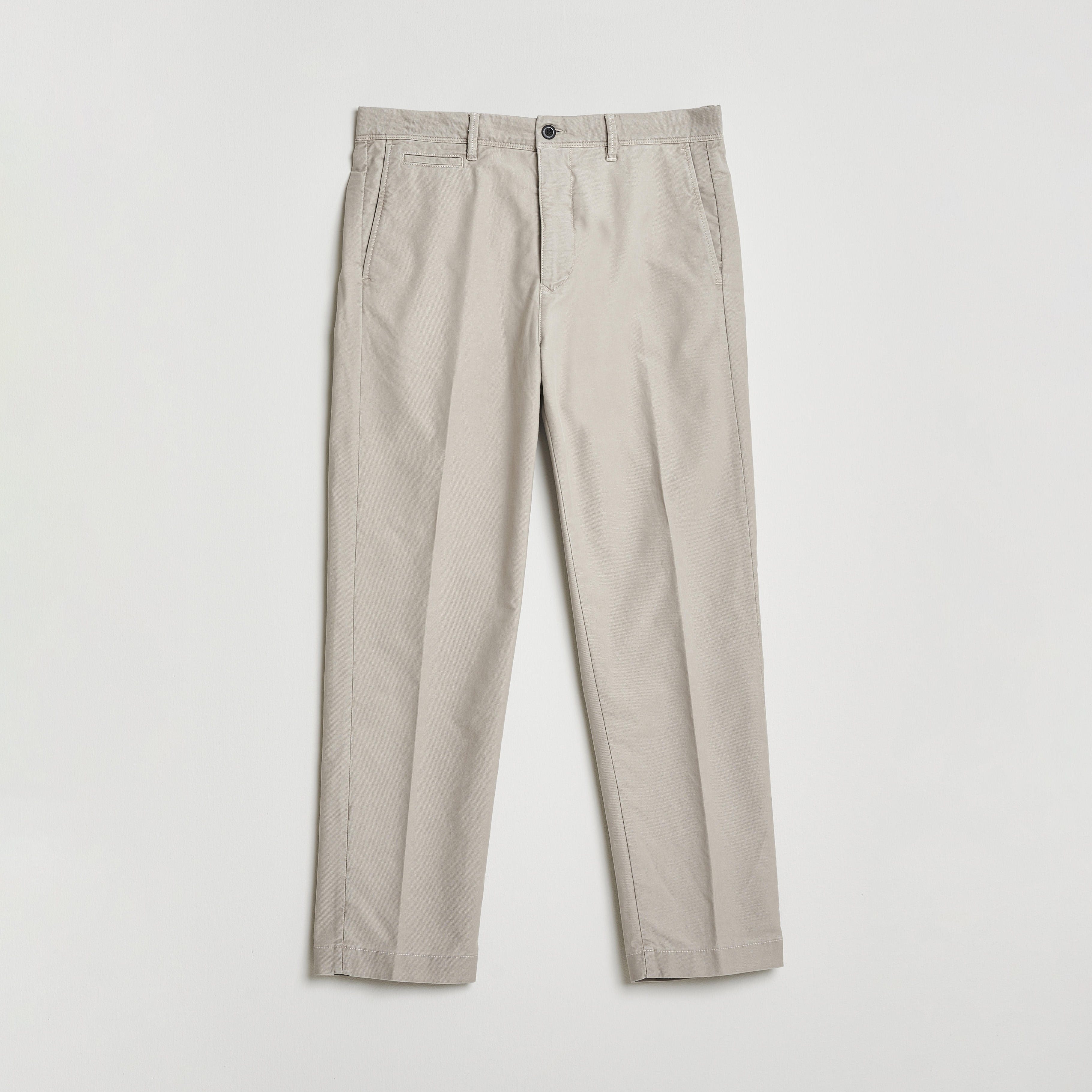 Incotex Regular Fit Garment Dyed Slacks Beige at CareOfCarl.com