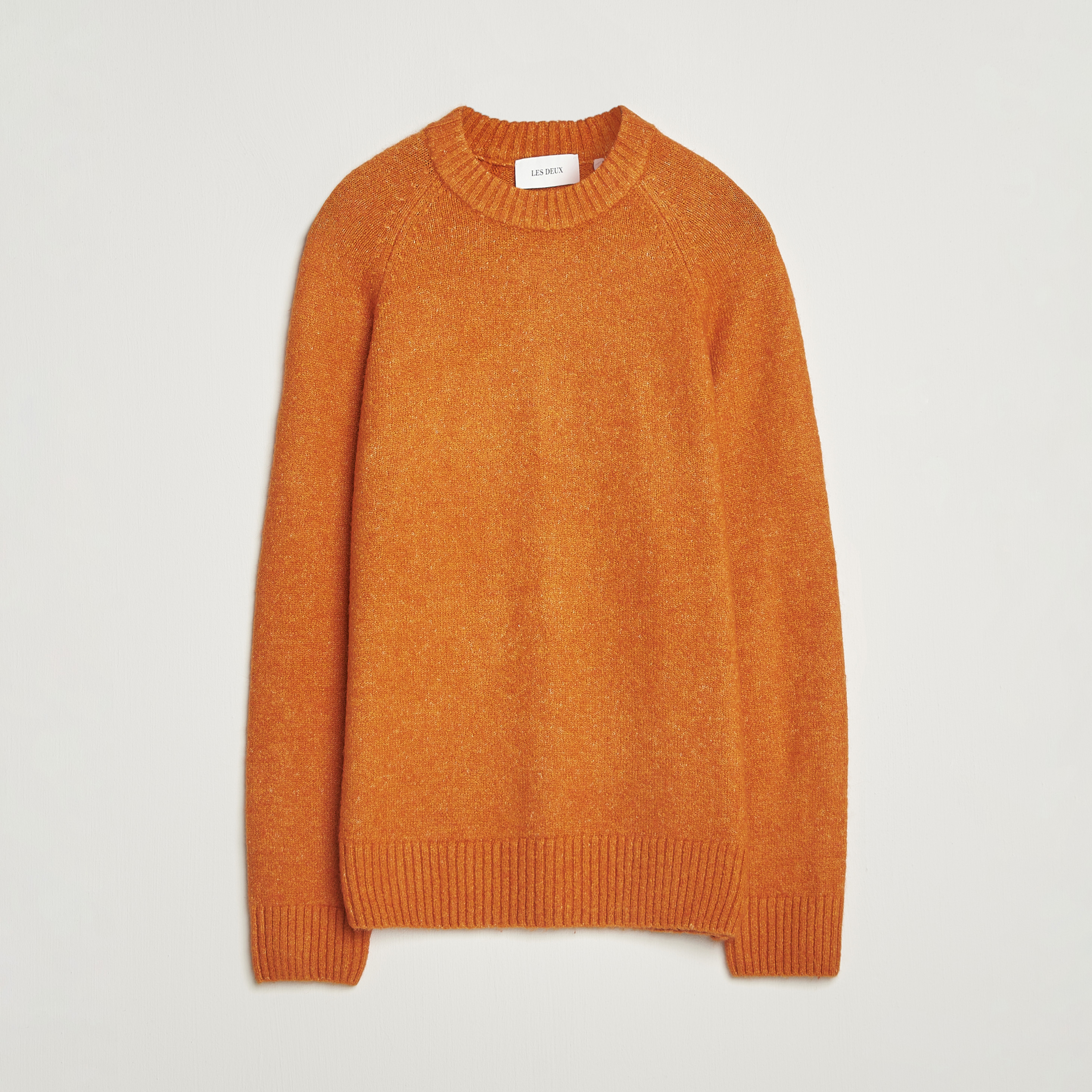 Les Deux Gillbert Knitted Crewneck Gold Flame at CareOfCarl.com