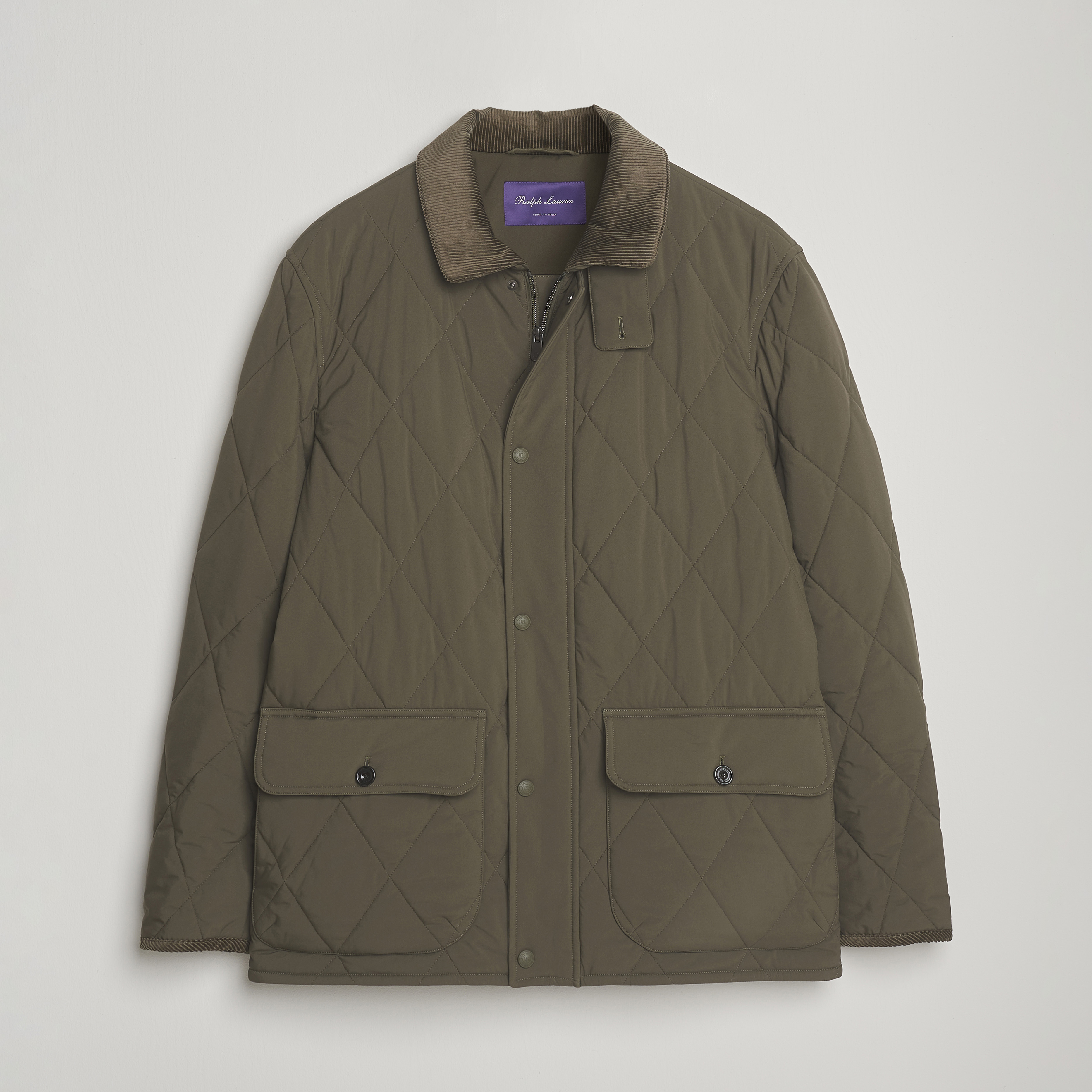 Ralph Lauren Purple Label Carleton Jacket Olive at CareOfCarl.com