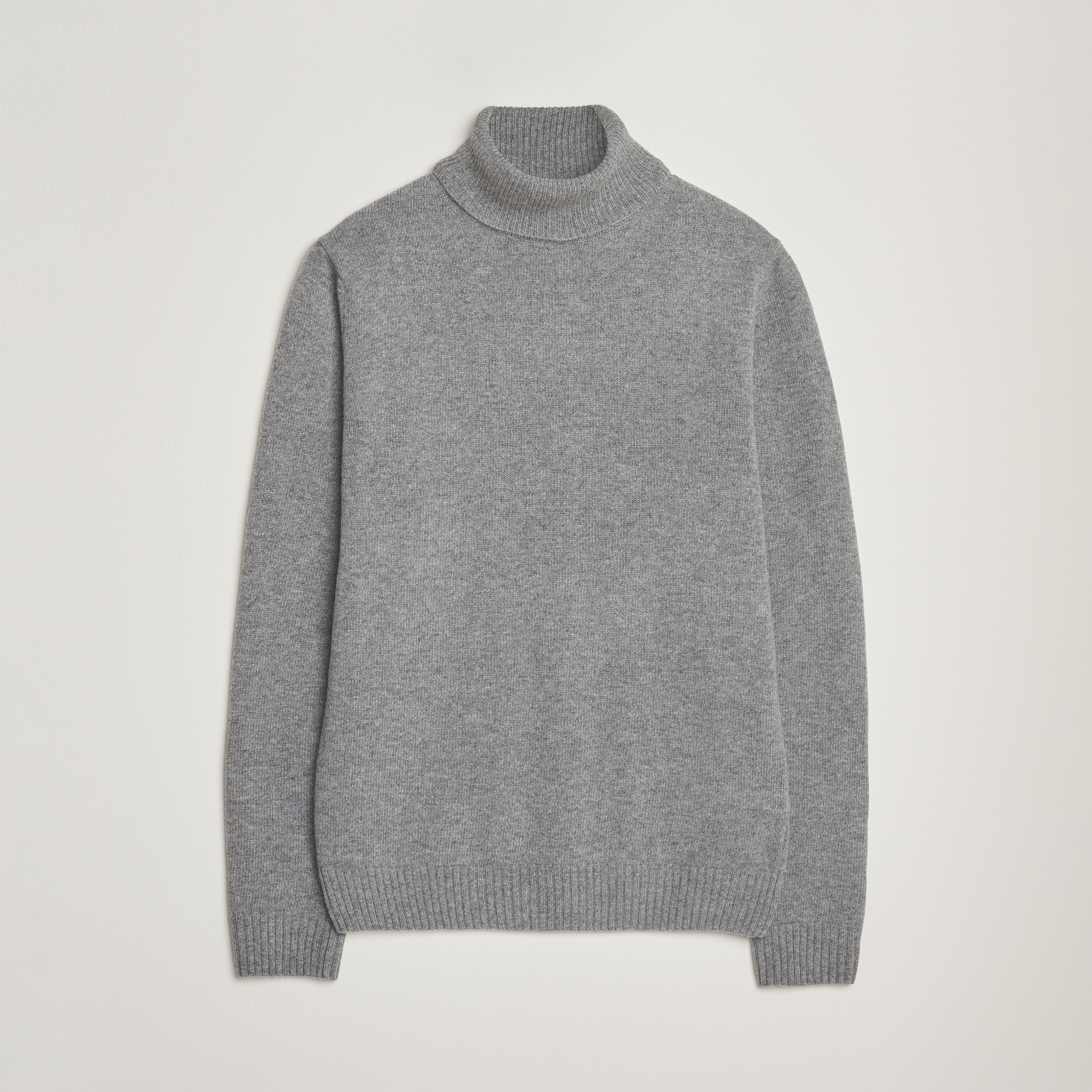 Stenströms Brushed Merino Rollneck Grey at CareOfCarl.com