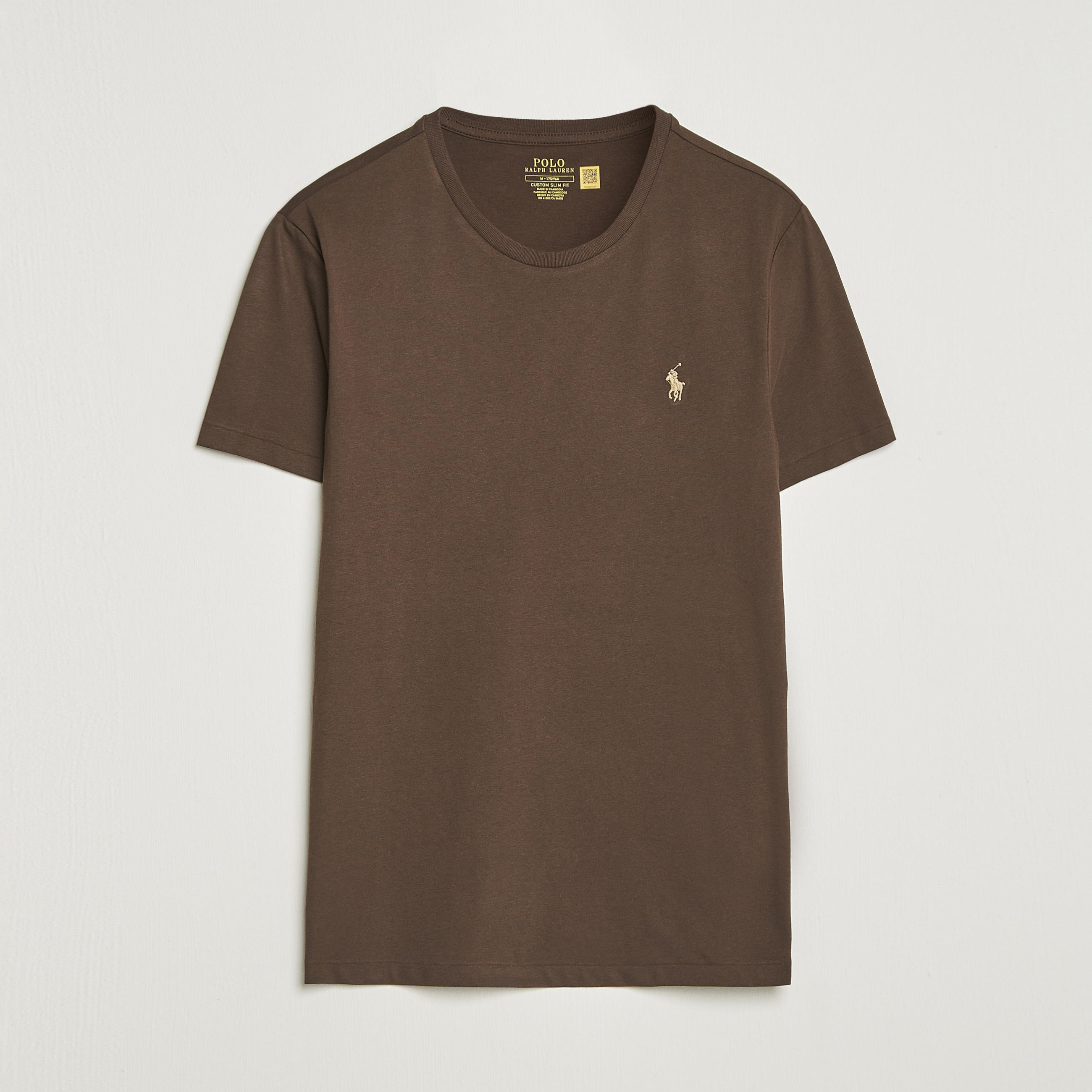 Polo Ralph Lauren Crew Neck T-Shirt Nutmeg Brown at CareOfCarl.com
