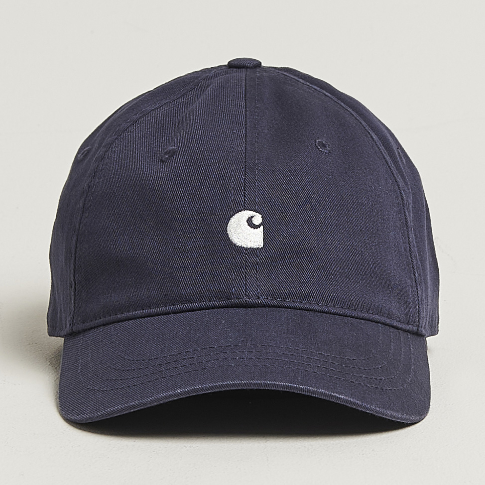 Carhartt WIP Madison Logo Cap Dark Navy at CareOfCarl.com