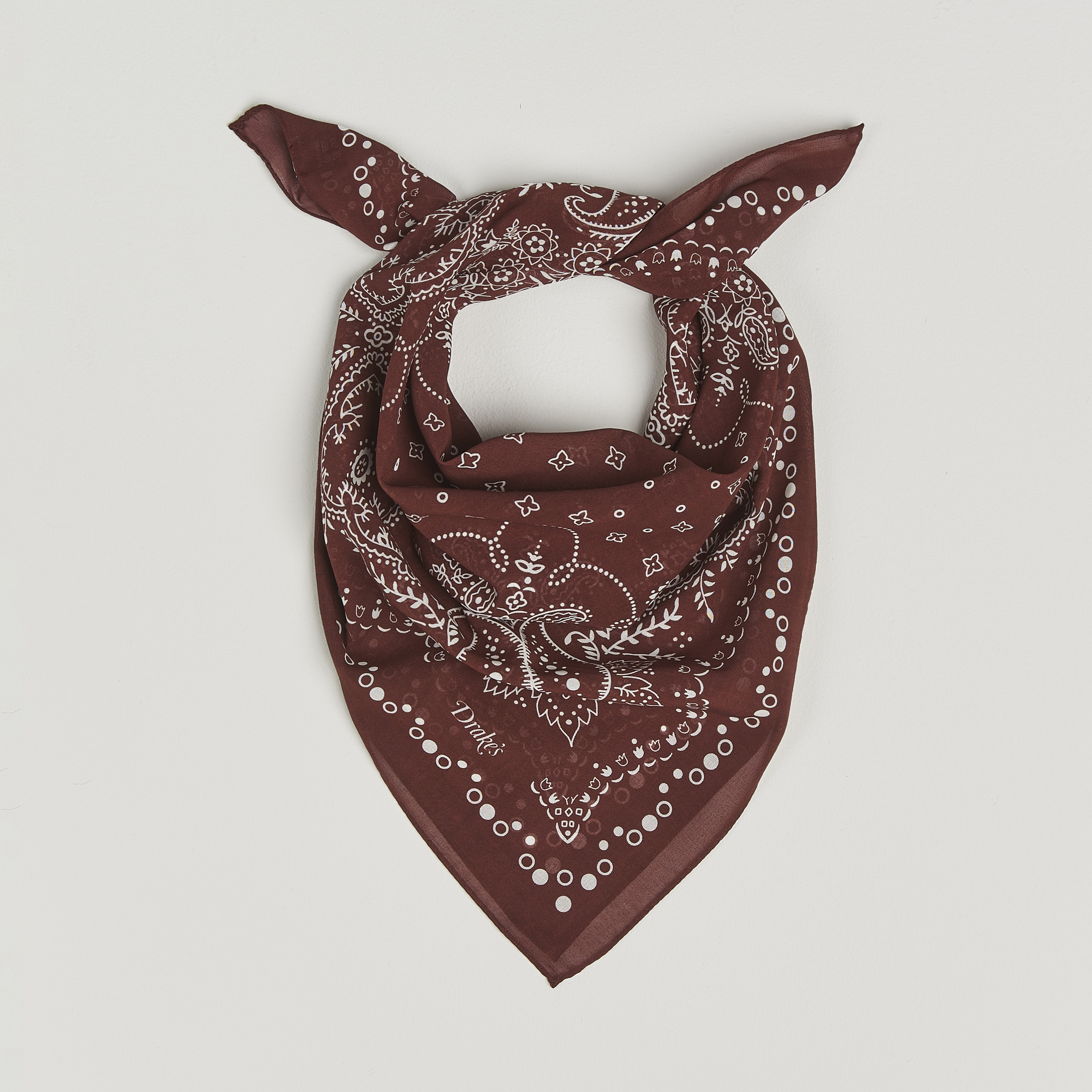 Drake's Paisley Bandana Red at CareOfCarl.com