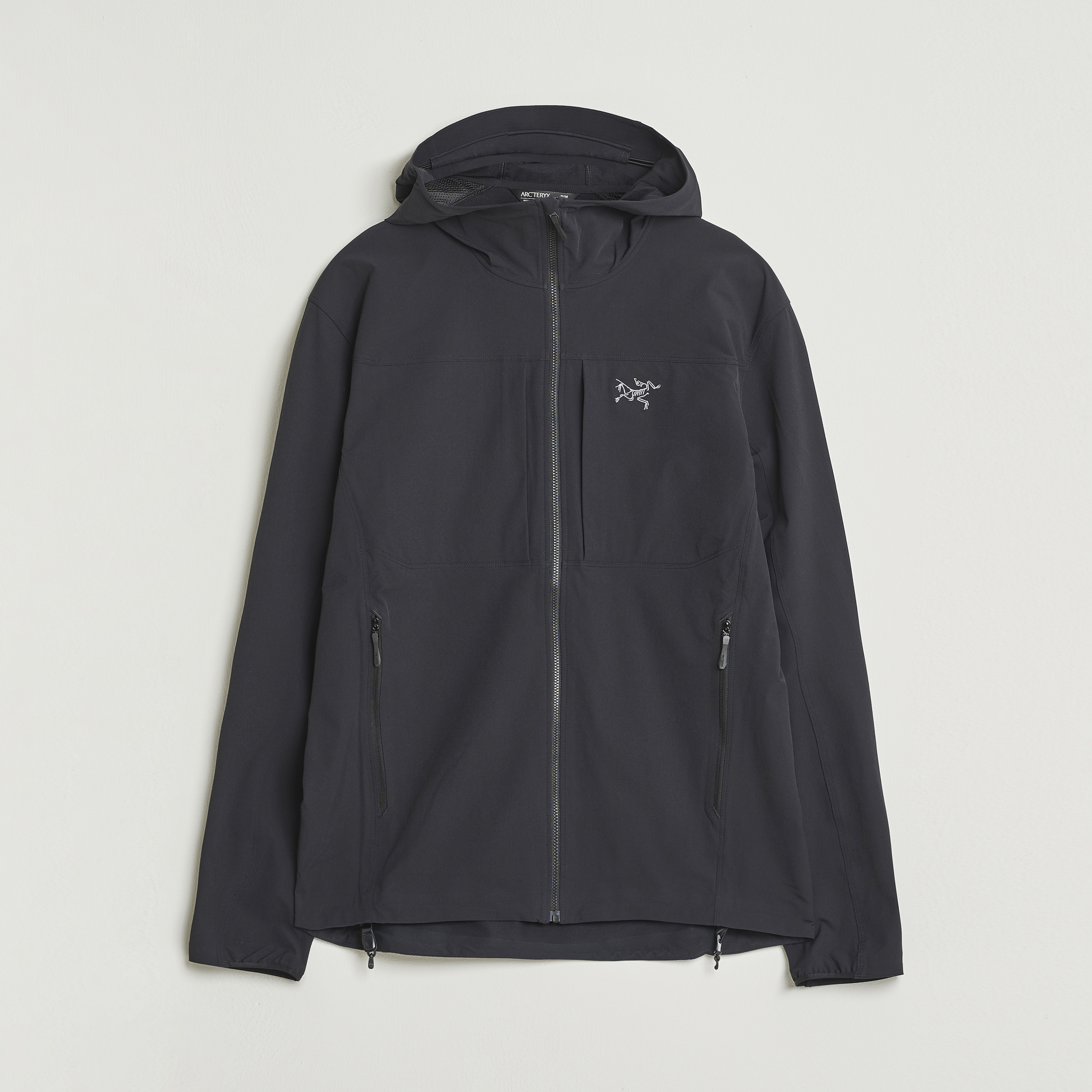 Arc'teryx Gamma Lightweight Softshell Hooded Jacket Black at CareOfCarl.com