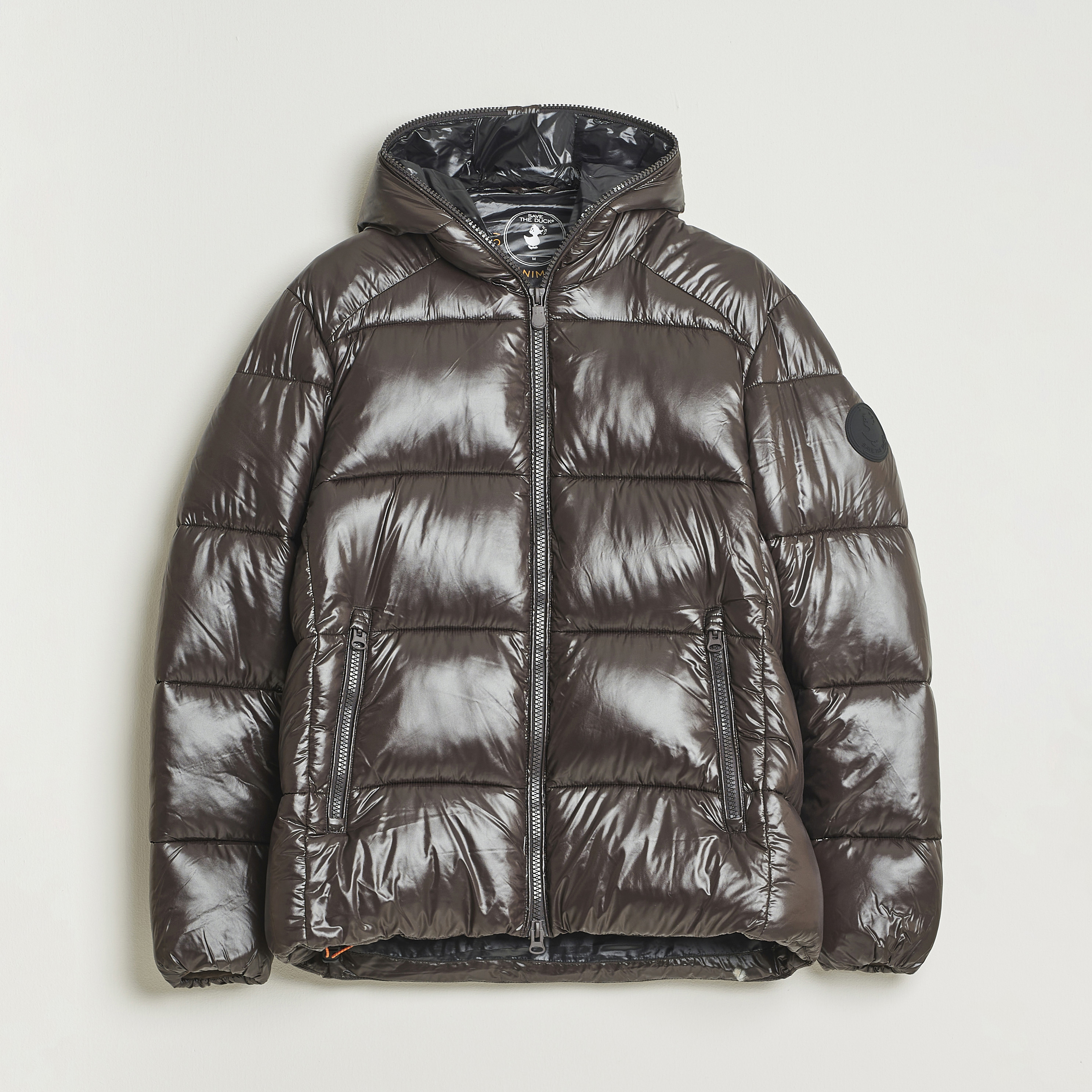 Save The Duck Edgard Padded Puffer Brown Black at CareOfCarl.com