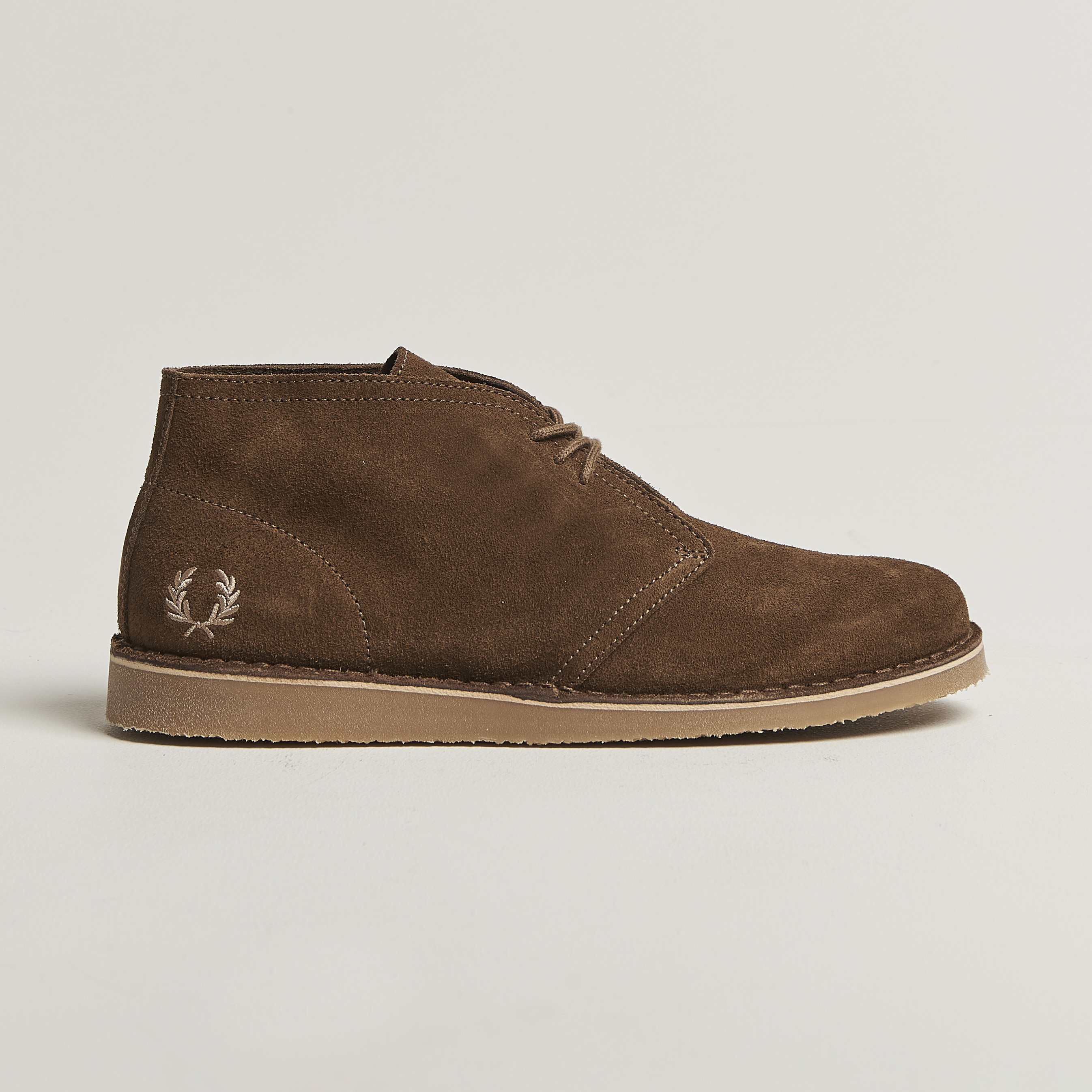 Fred Perry Hawley Suede Chukka Boot Marsh Brown at CareOfCarl.com