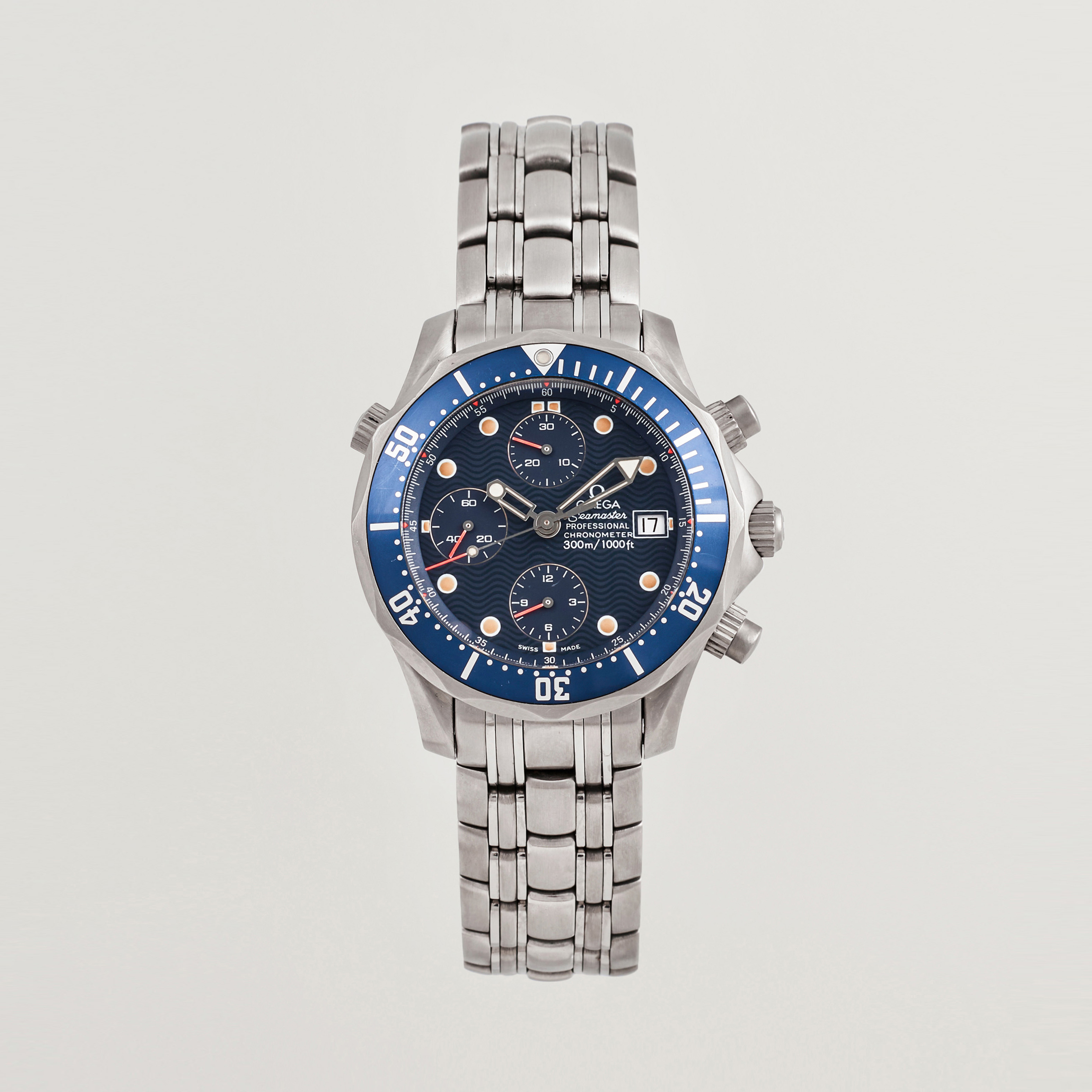 Omega Pre-Owned Seamaster SMP 300 Chrono Titan at CareOfCarl.com