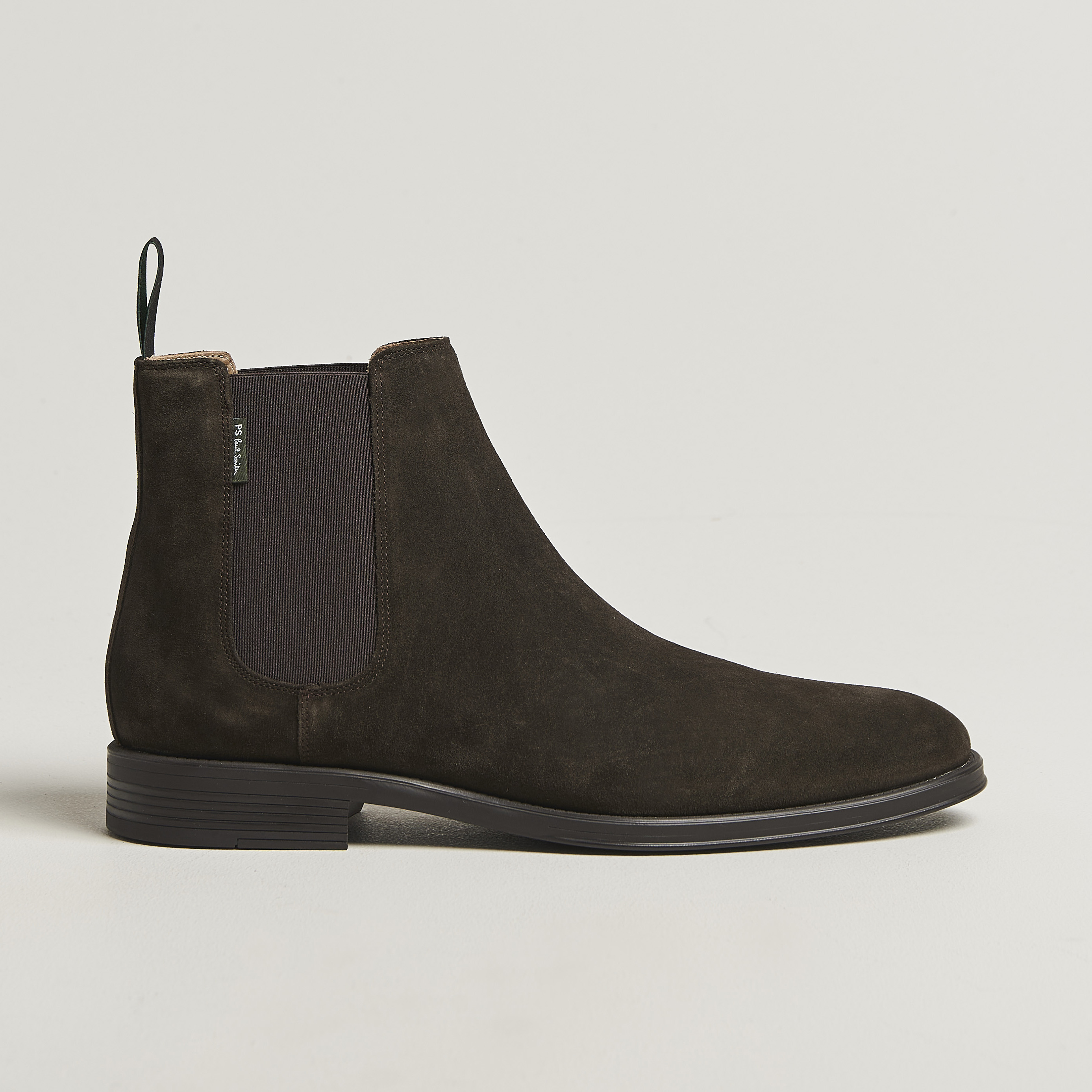 PS Paul Smith Augustus Suede Chelsea Boot Brown at CareOfCarl.com
