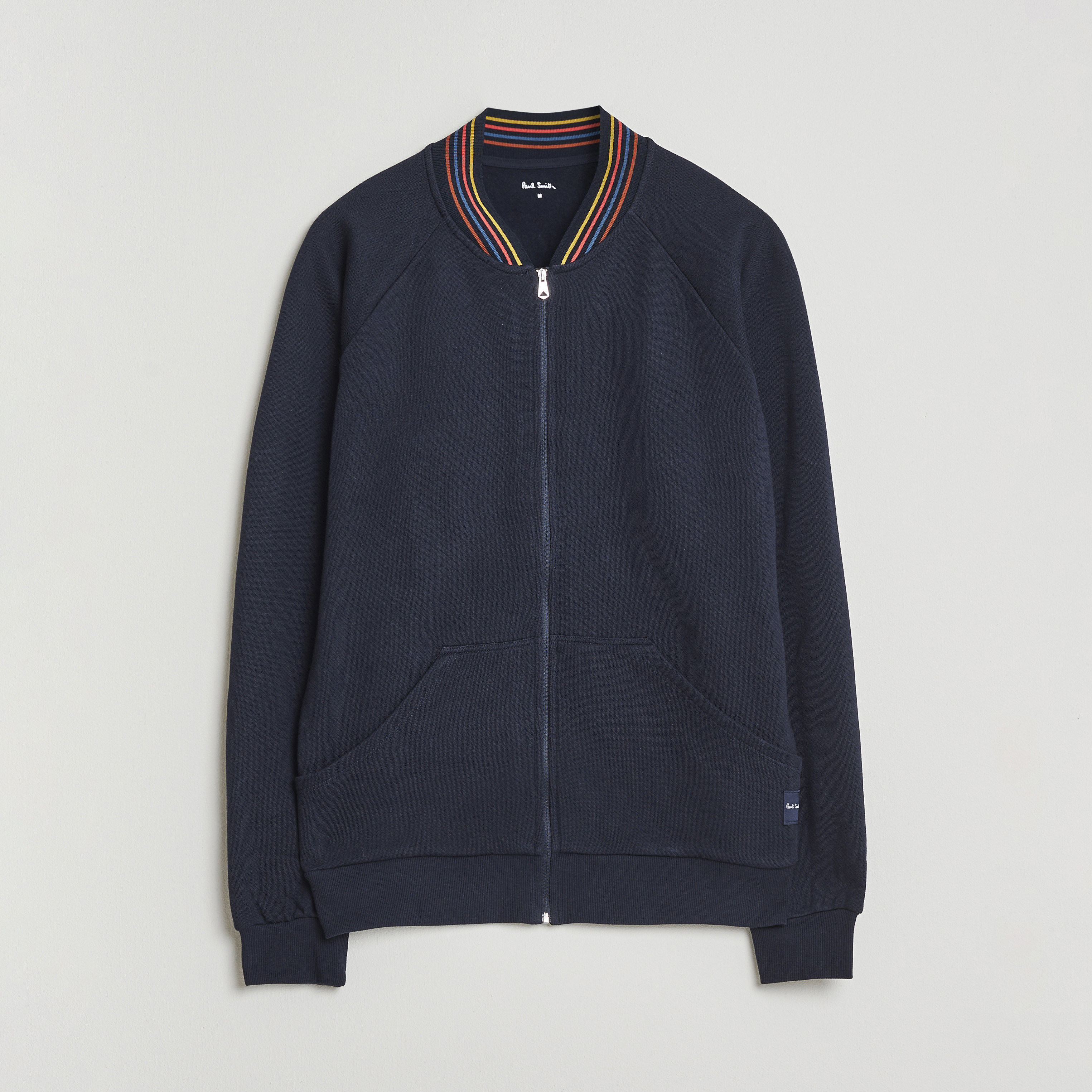 Paul Smith Artist Rib Full Zip Navy at CareOfCarl.com