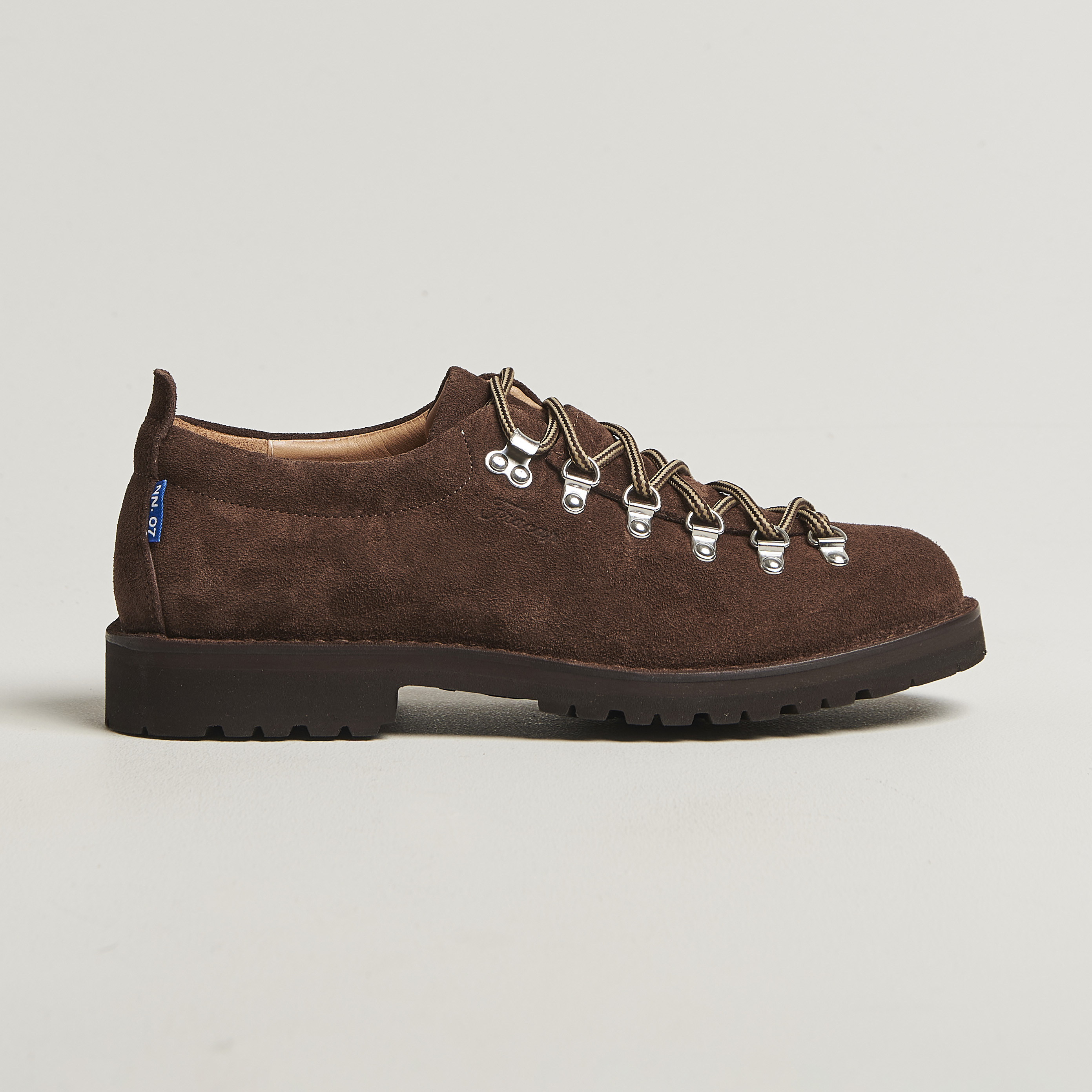 NN07 Fracap M121 Magnifico Suede Low Boot Demitasse Brown at CareOfCarl.com