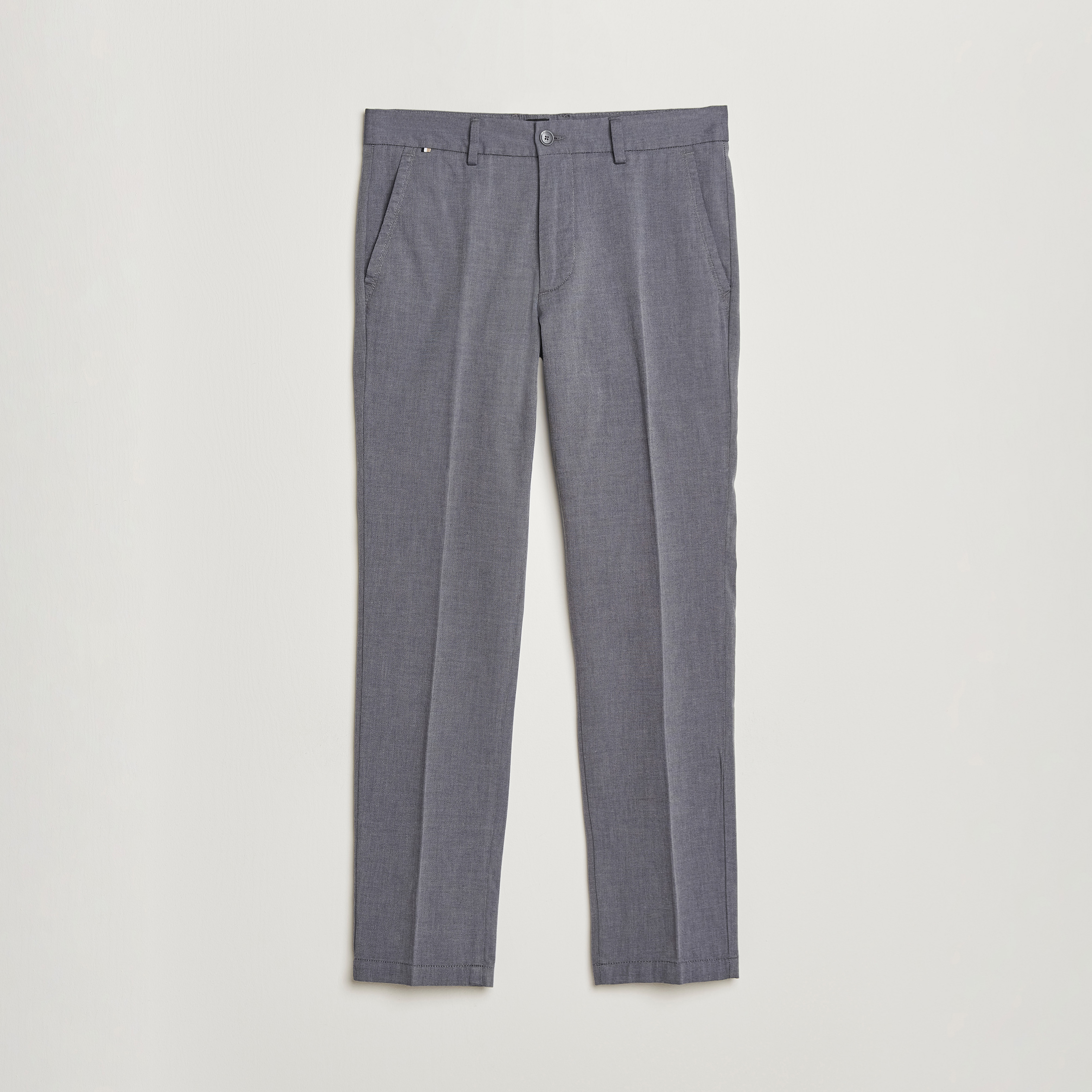 BOSS BLACK Kaiton Structured Chinos Dark Blue at CareOfCarl.com