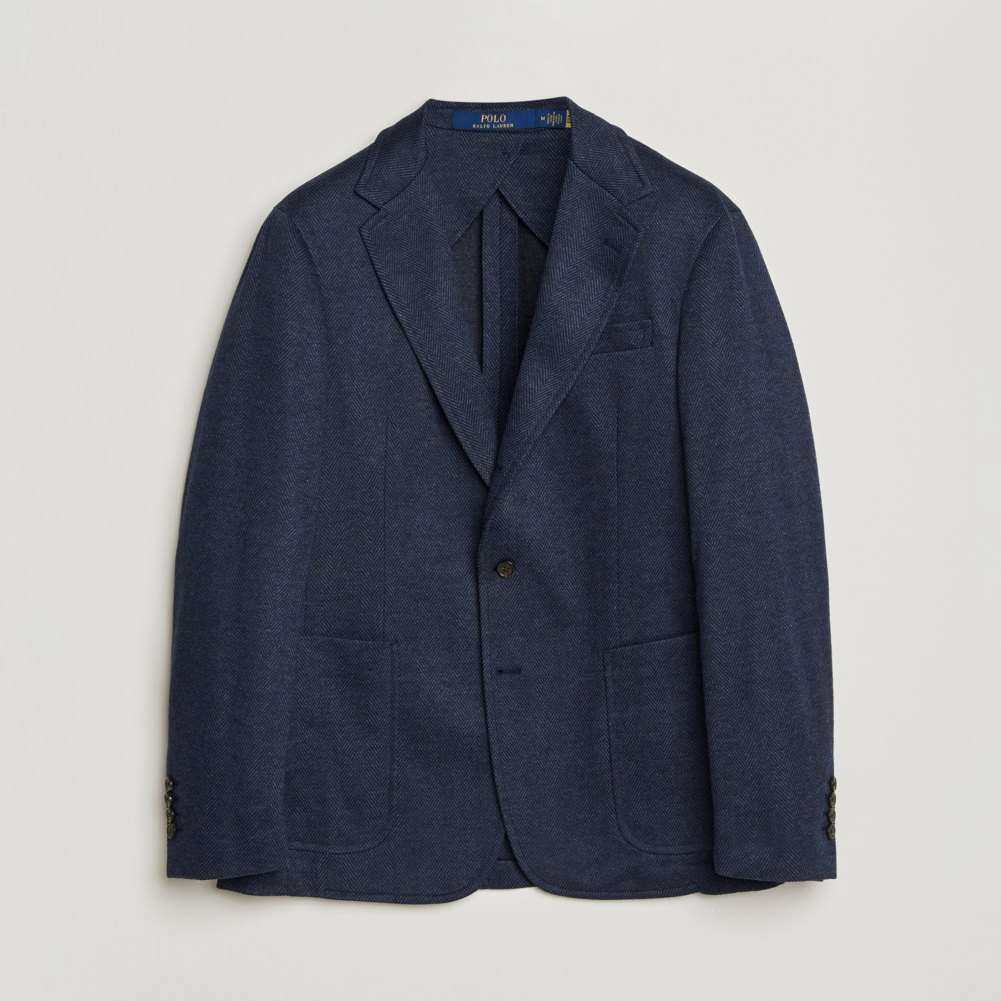 Polo Ralph Lauren Herringbone Single Breasted Sportcoat Navy Multi at CareO