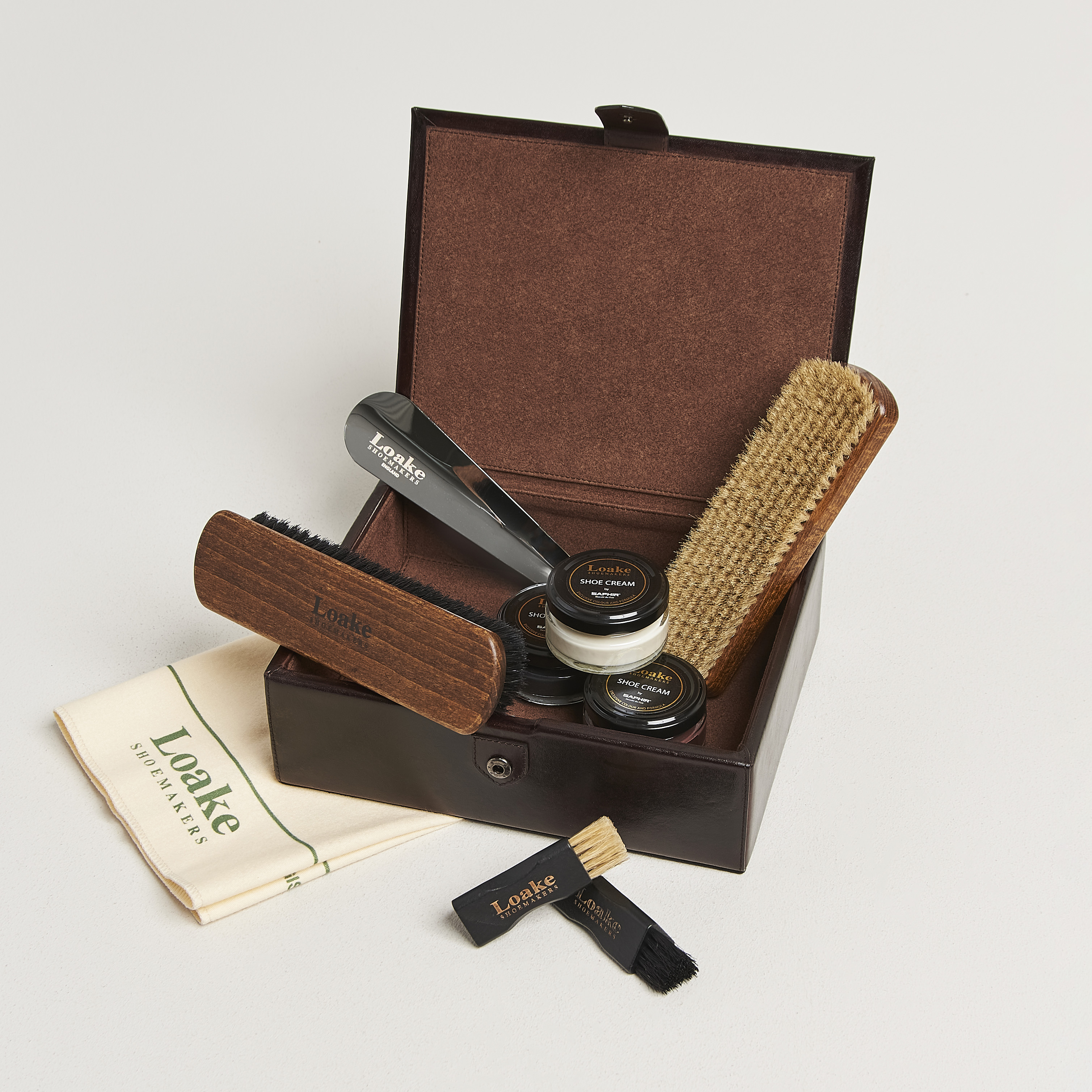 Loake 1880 Saphir Small Leather Valet Box at CareOfCarl.com