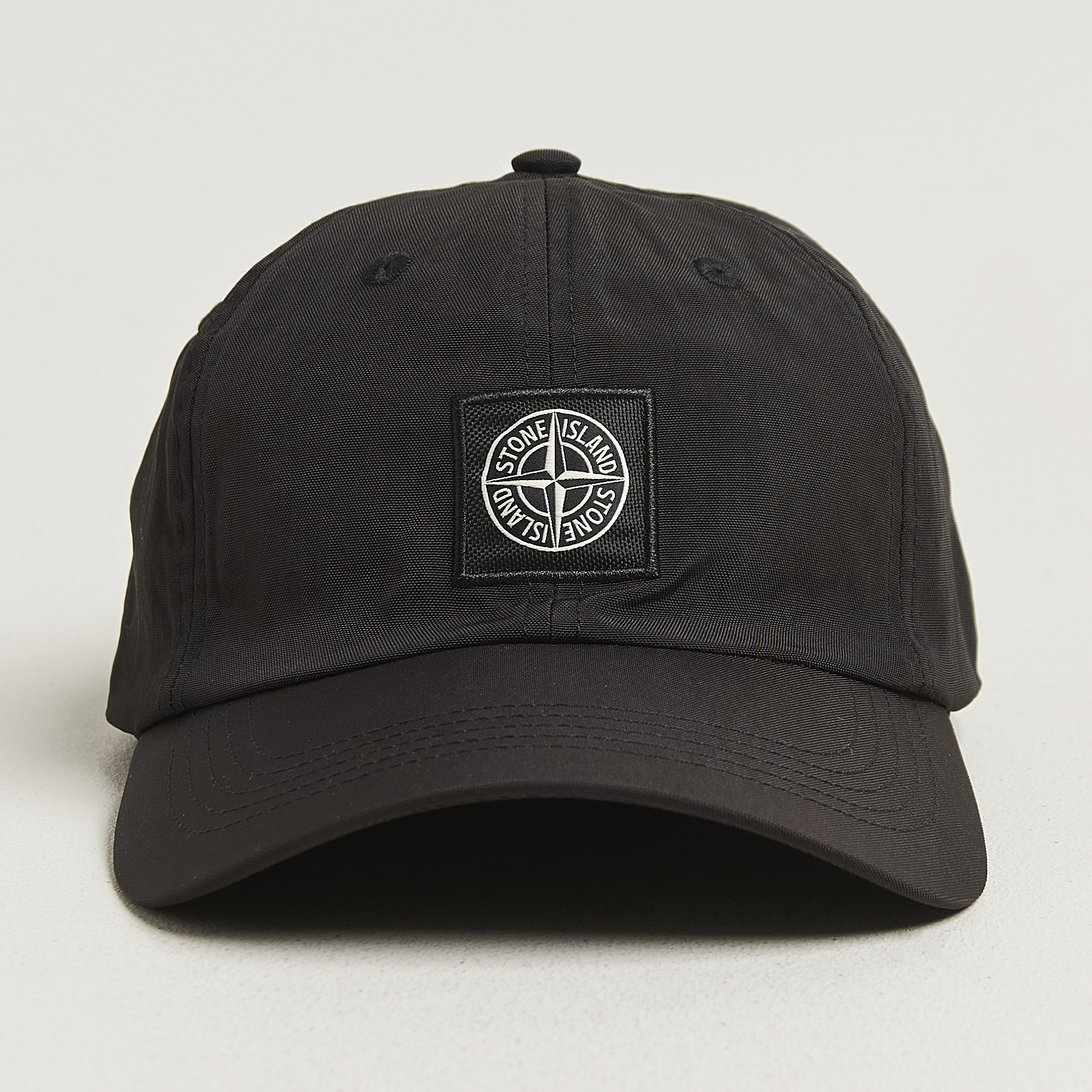 Stone Island Nylon Oxford Cap Black at CareOfCarl.com