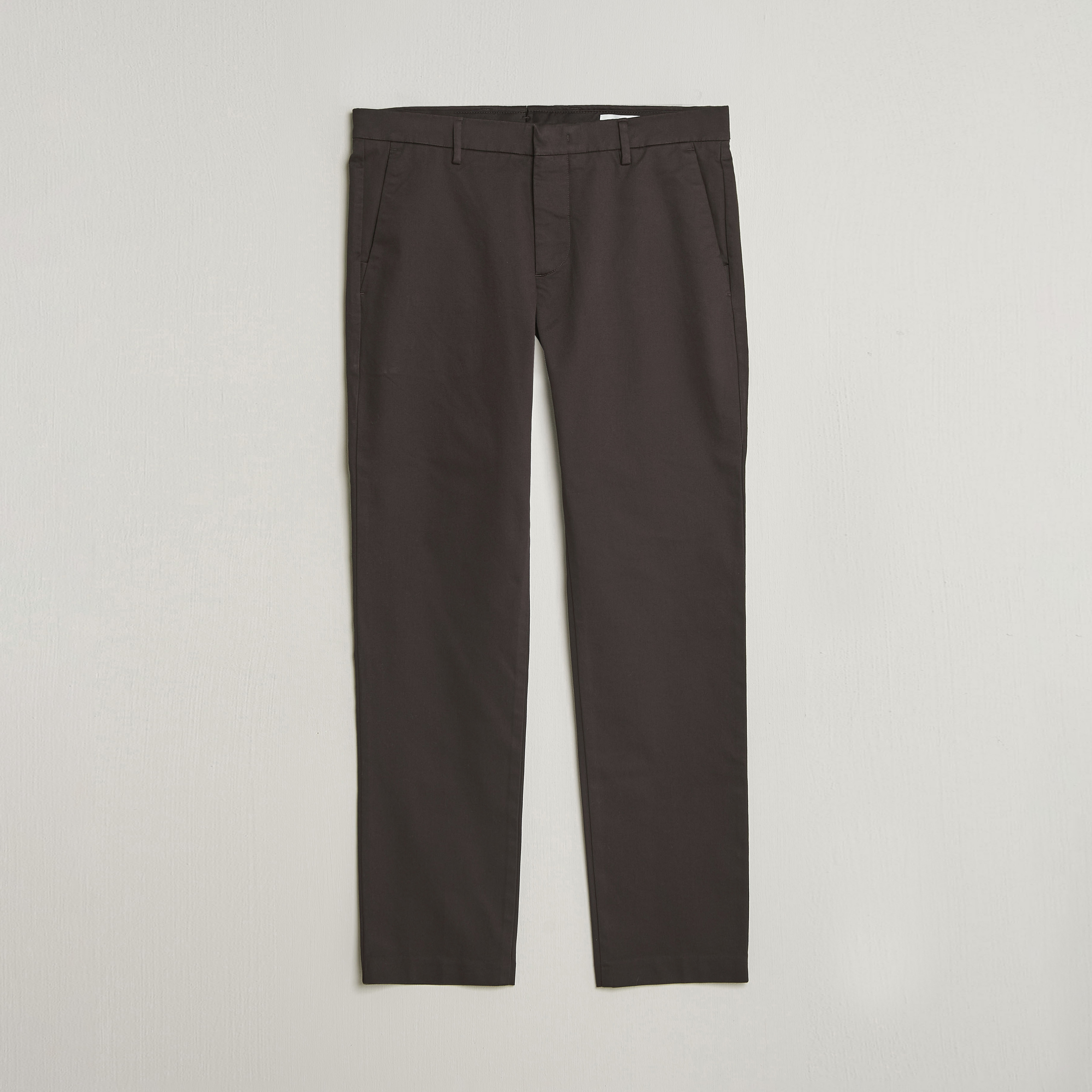 NN07 Theo Regular Fit Stretch Chinos Deep Truffle at CareOfCarl.com