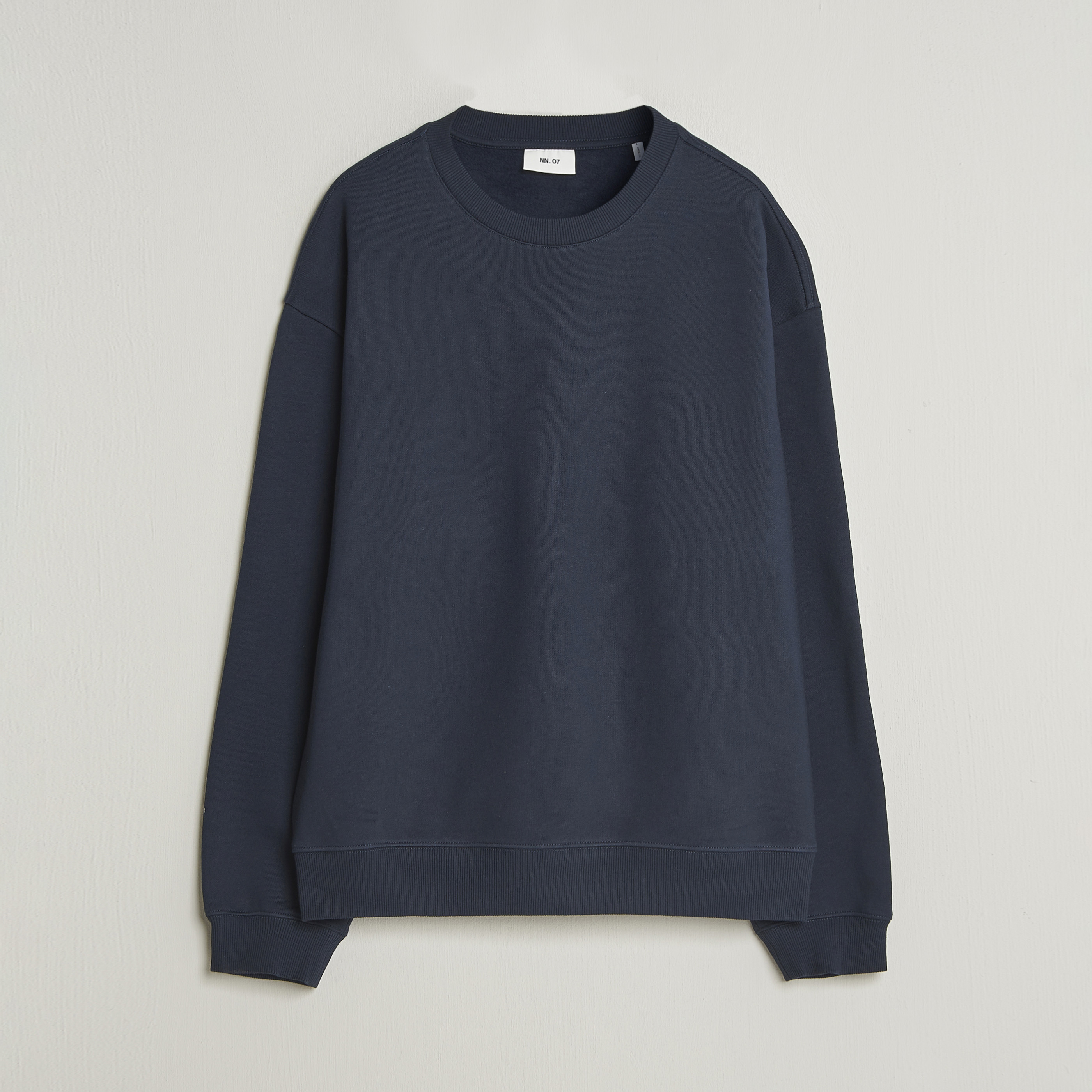 NN07 David Crew Neck Sweatshirt Navy Blue at CareOfCarl.com