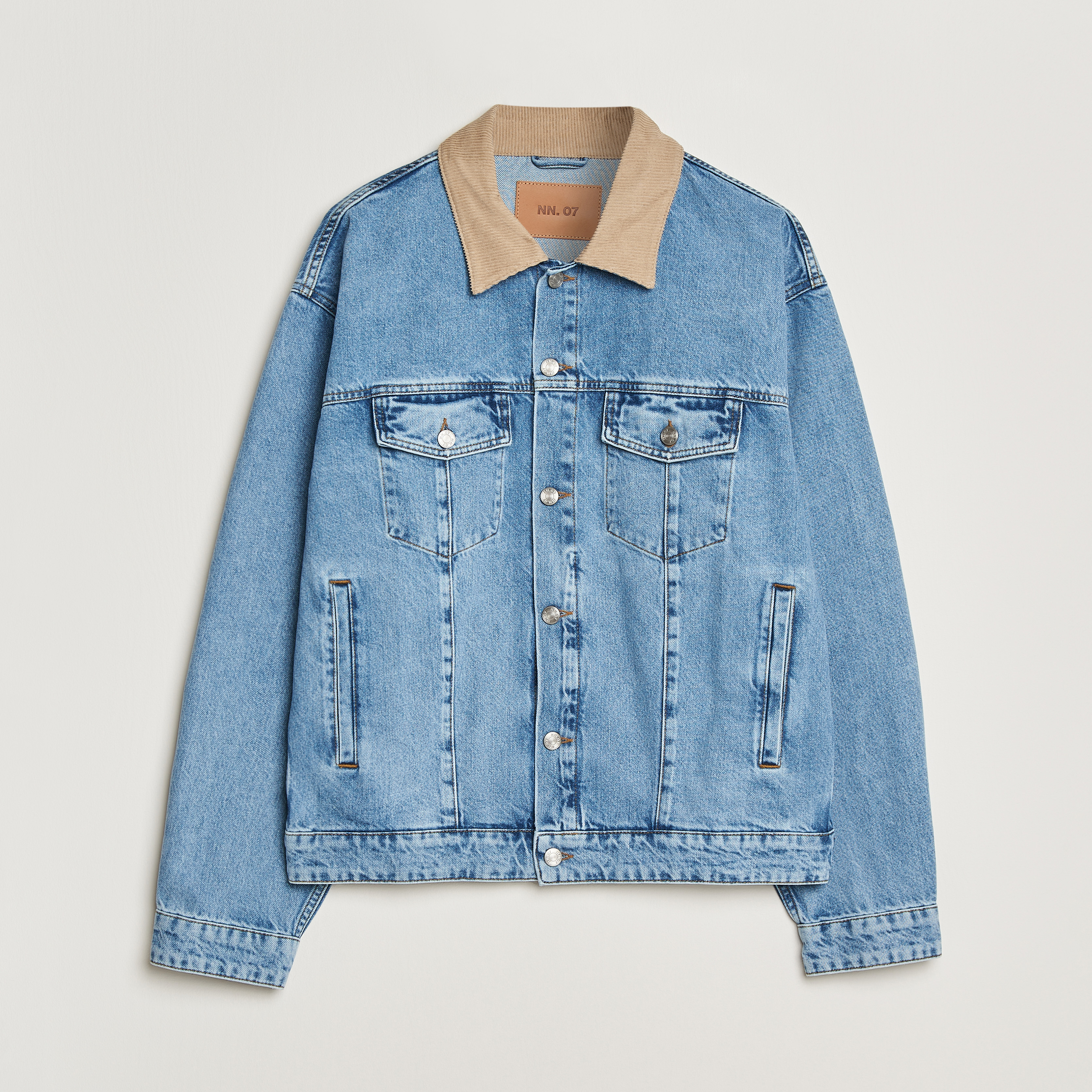 NN07 Roy Denim Jacket Vintage Blue at CareOfCarl.com