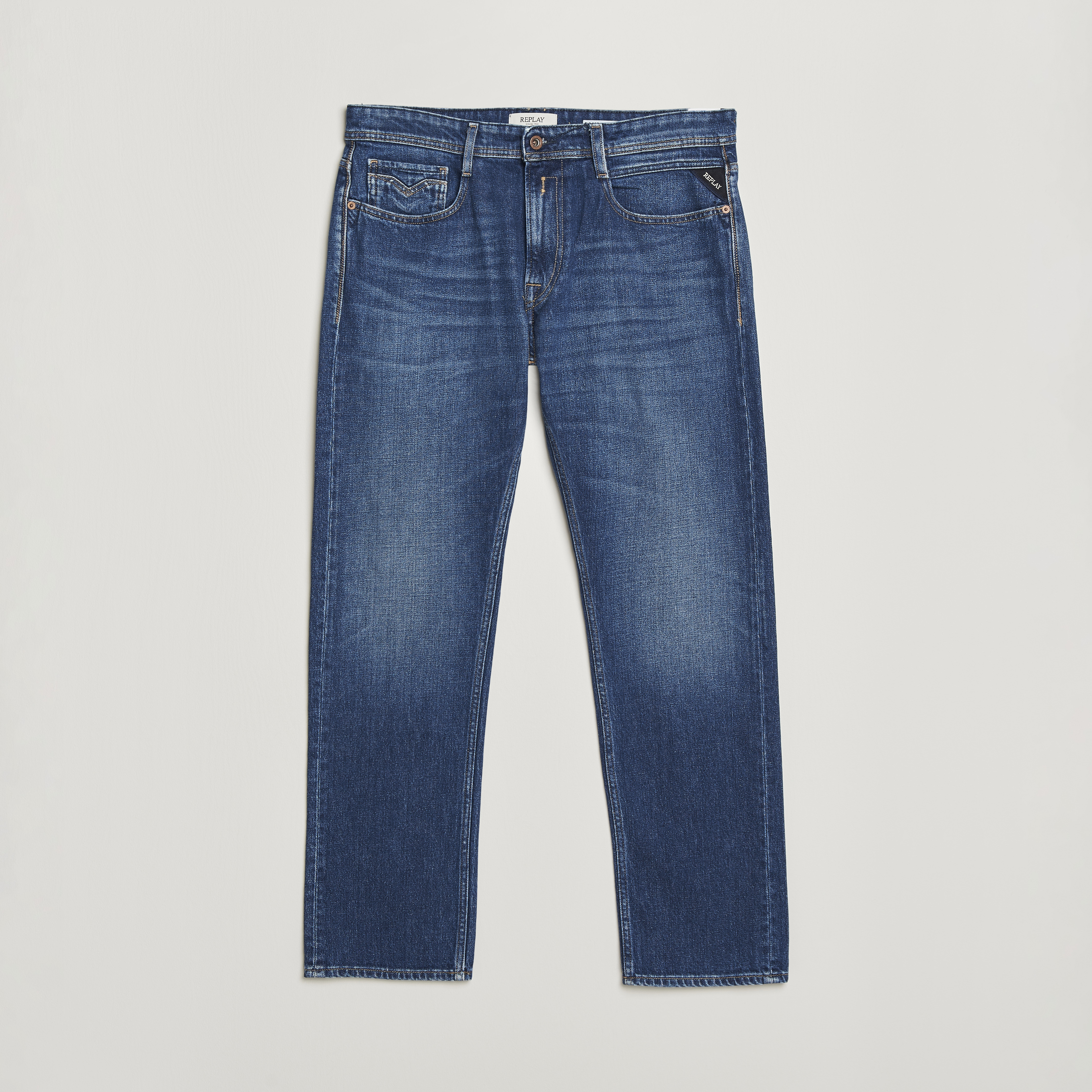 Replay Rocco Comfort Fit Original Jeans Dark Blue at CareOfCarl.com