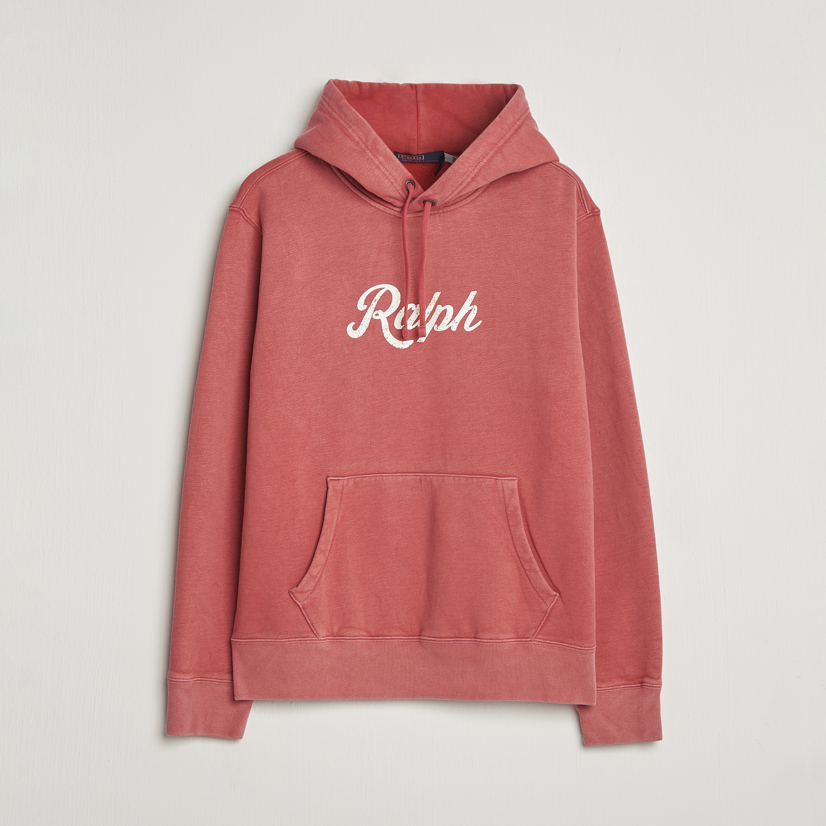 Polo Ralph Lauren Vintage Fleece Logo Hoodie Nantucket Red at CareOfCarl.co