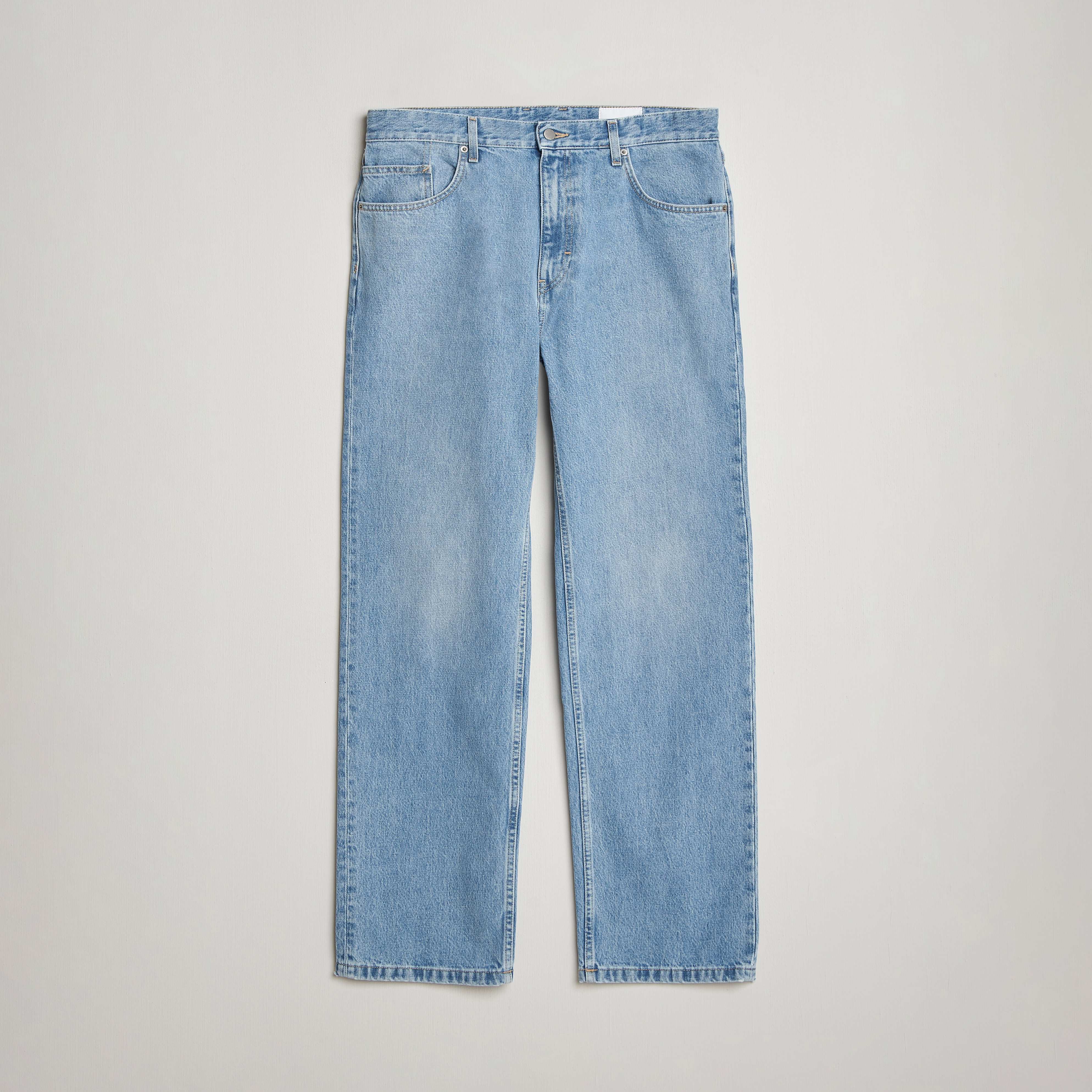 Axel Arigato Archive Straight Fit Jeans Light Blue at CareOfCarl.com