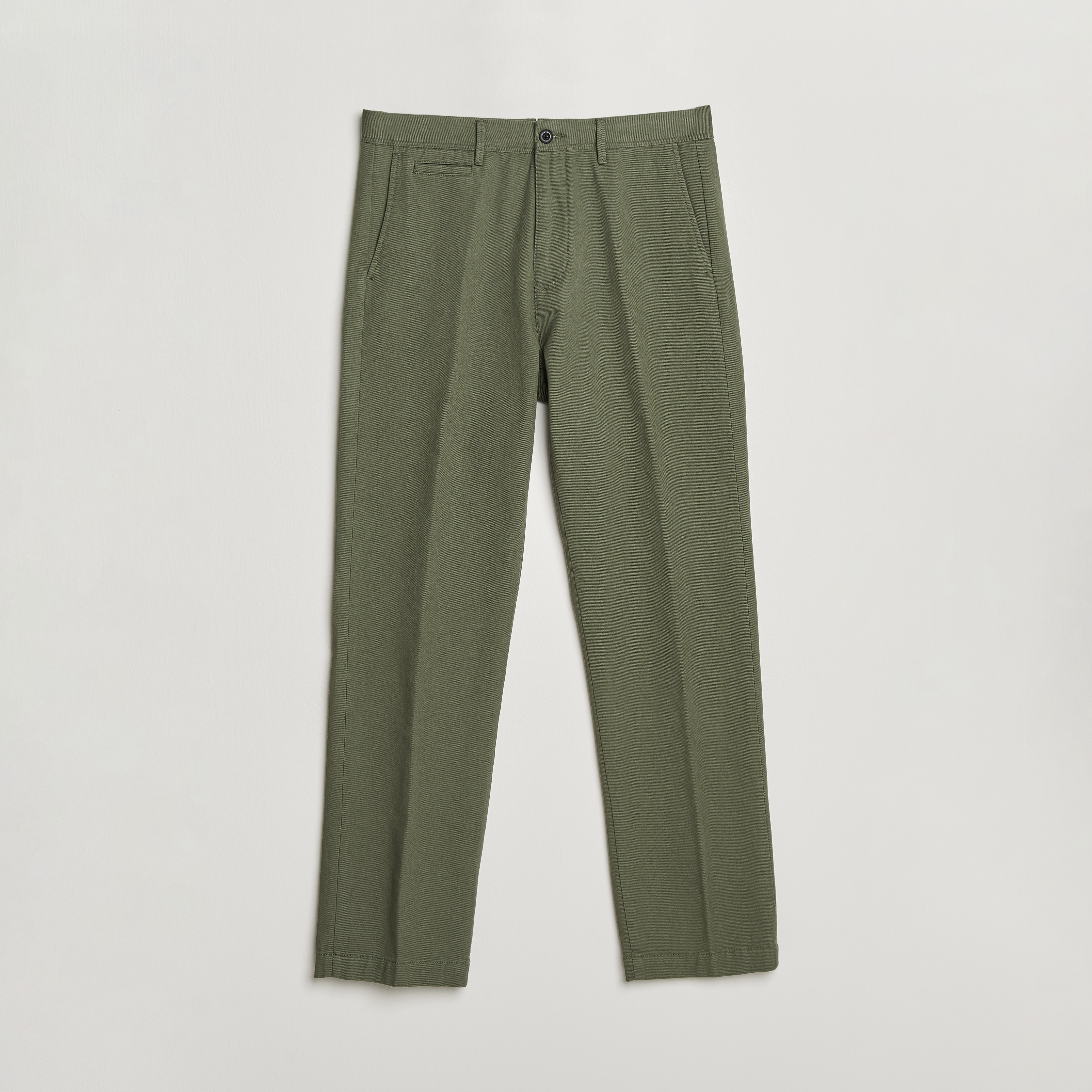 Incotex Regular Fit Uniform Cotton Slacks Military at CareOfCarl.com