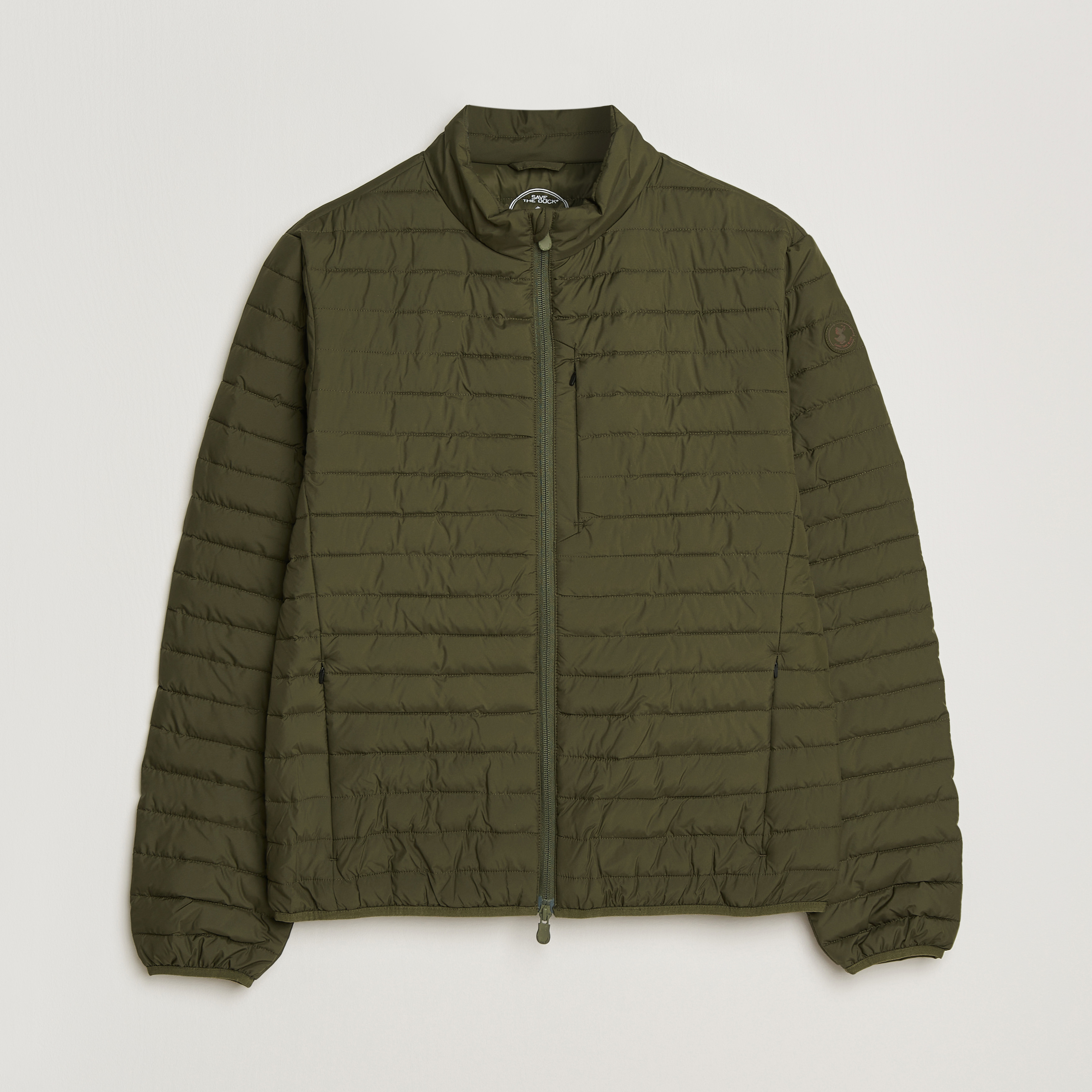 Save The Duck Cole Lightweight Padded Jacket Snake Green at CareOfCarl.com