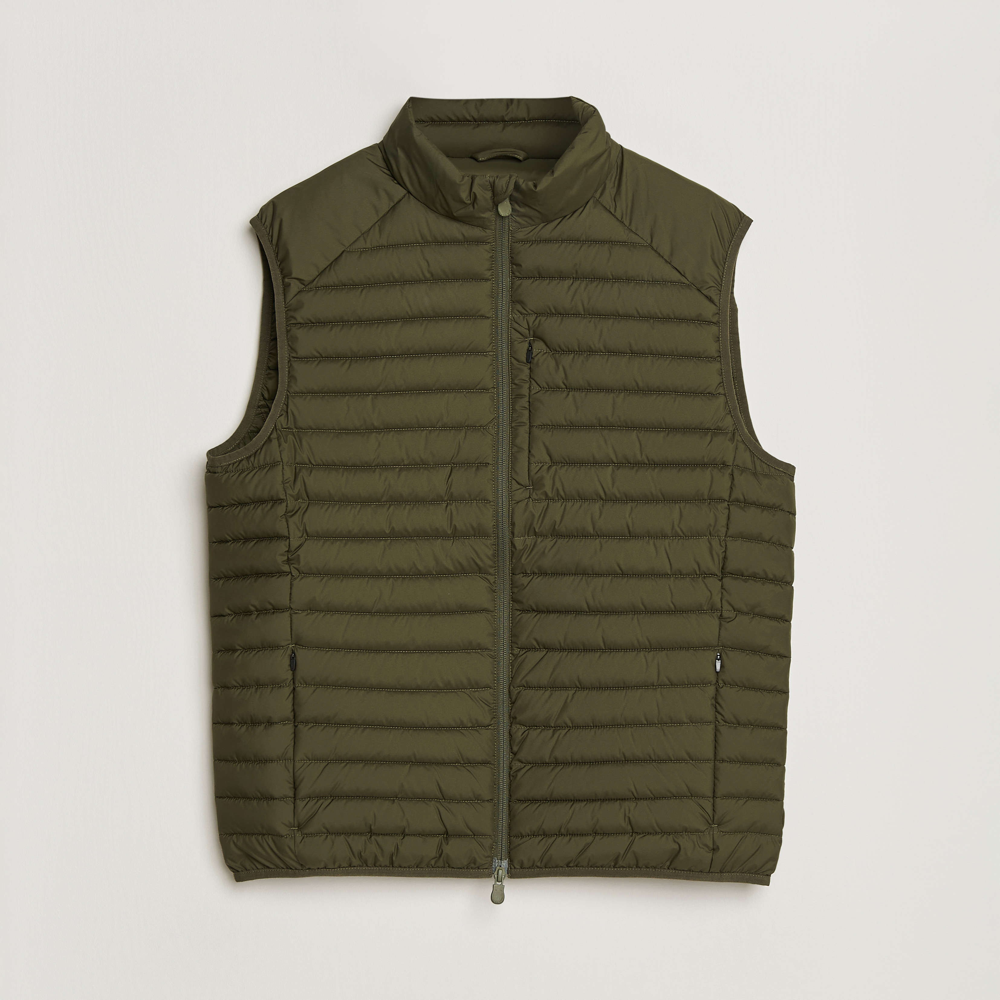 Save The Duck Dave Lightweight Padded Vest Snake Green at CareOfCarl.com