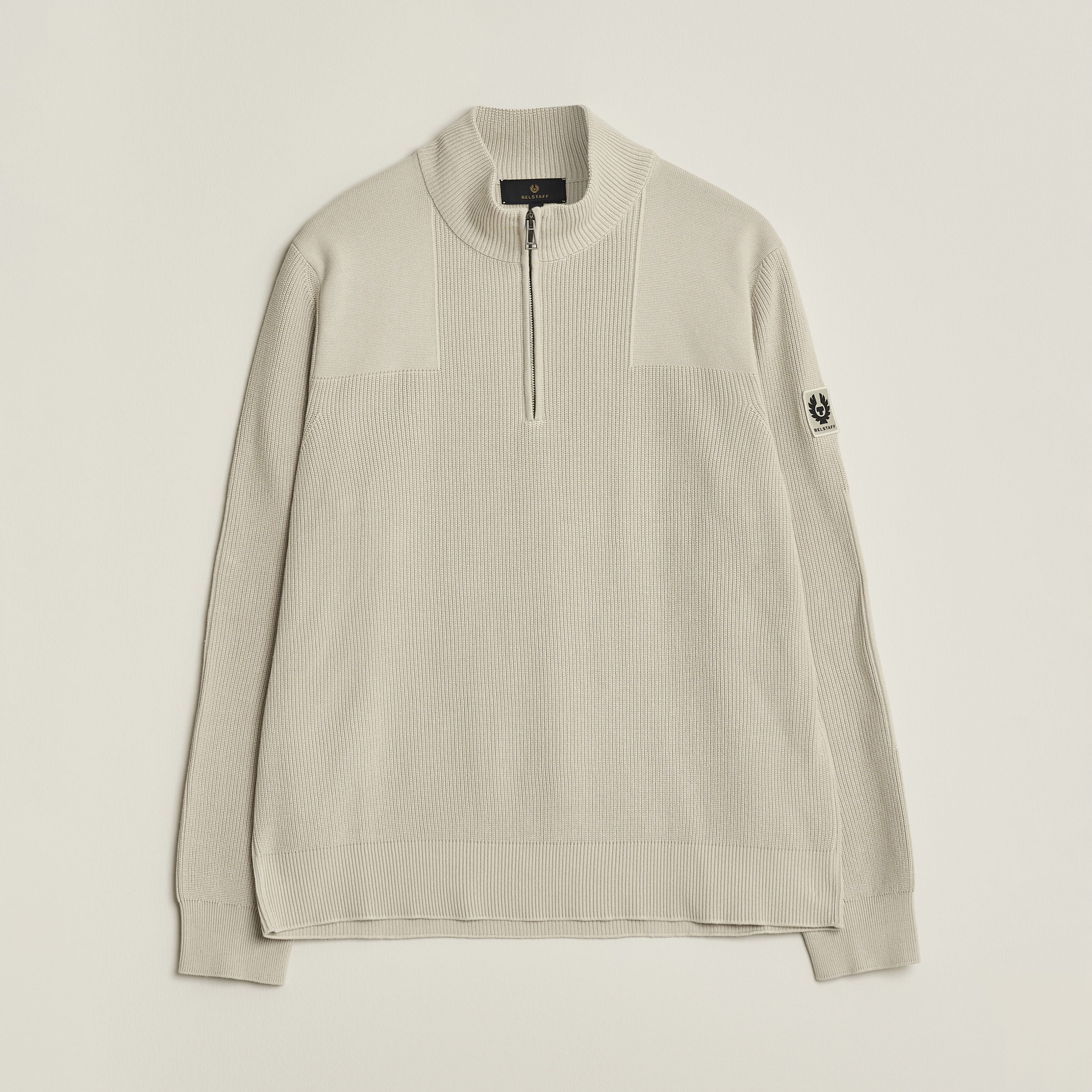 Belstaff Commander Half Zip Silver Birch at CareOfCarl.com