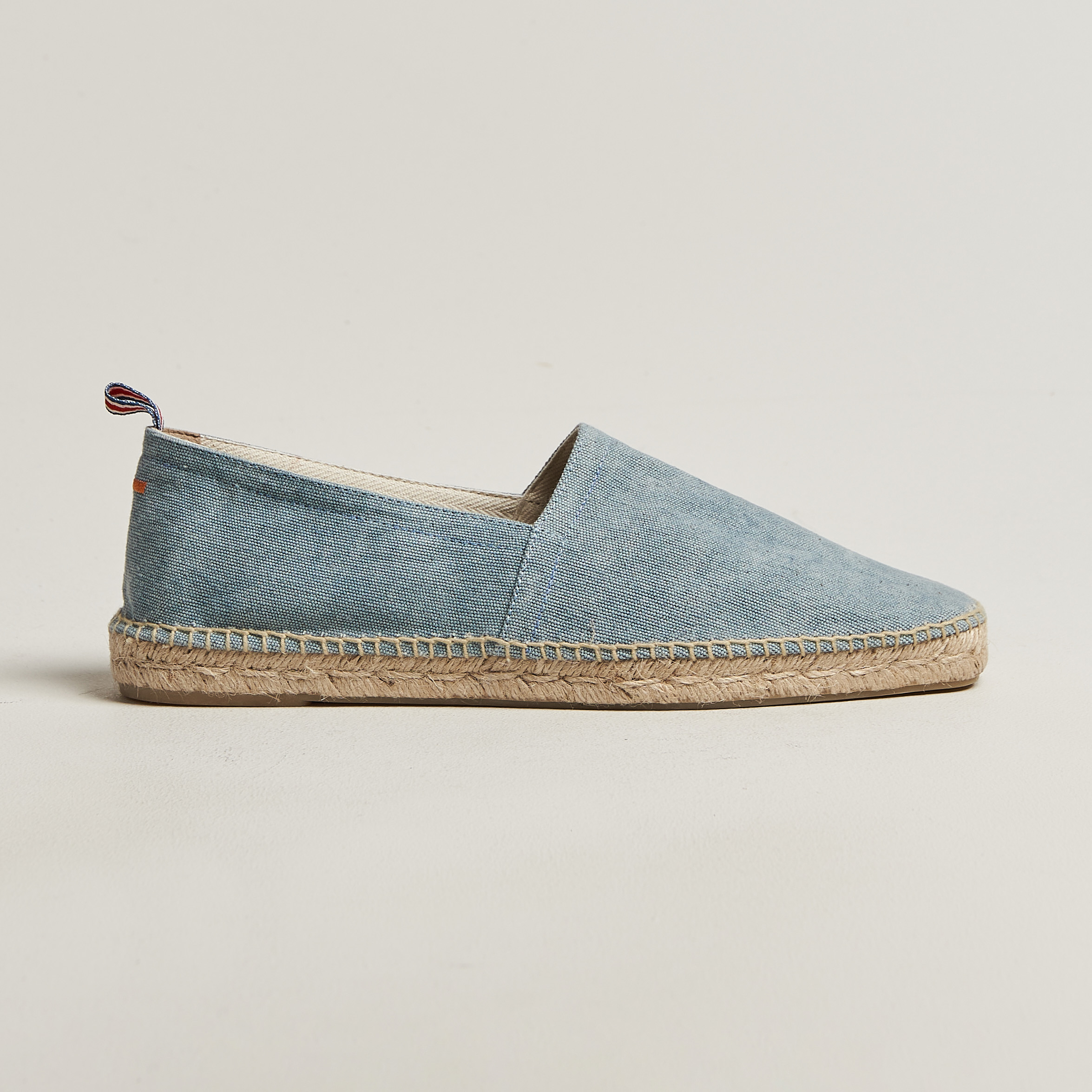 Castañer Pablo Washed Canvas Espadrilles Acqua at CareOfCarl.com