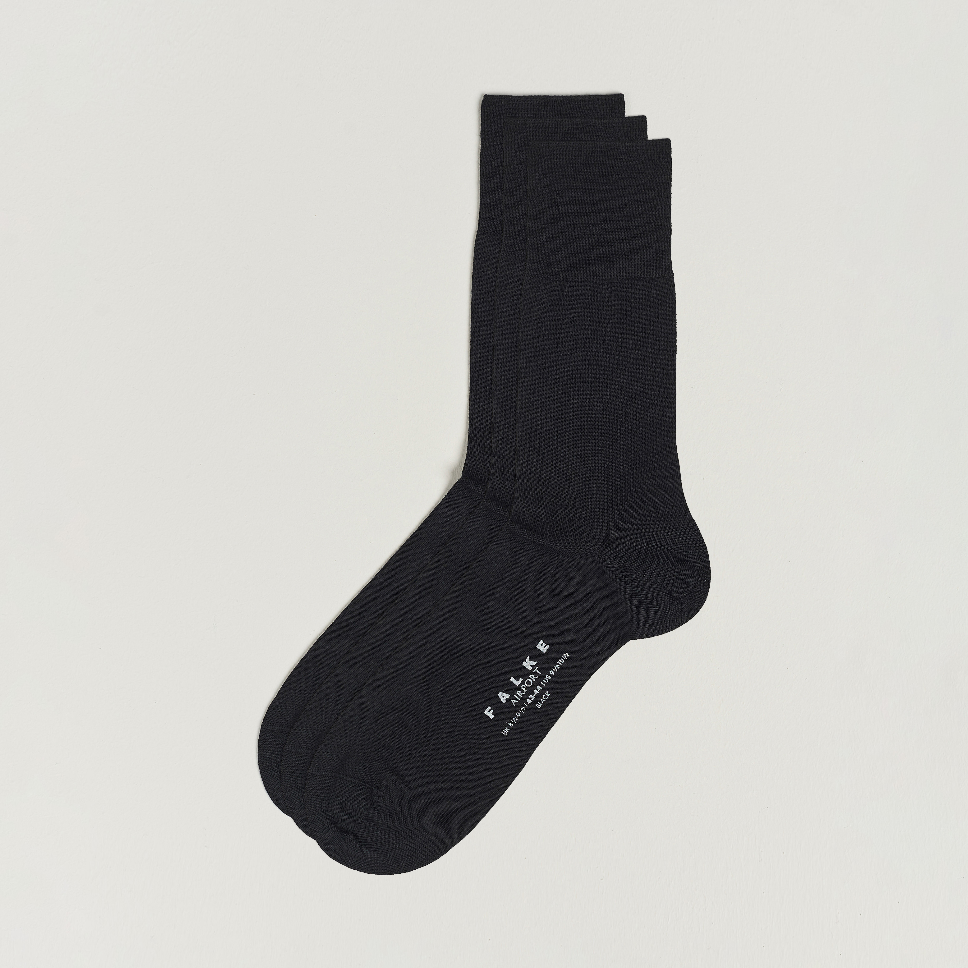 3-Pack Airport Socks Black at CareOfCarl.com