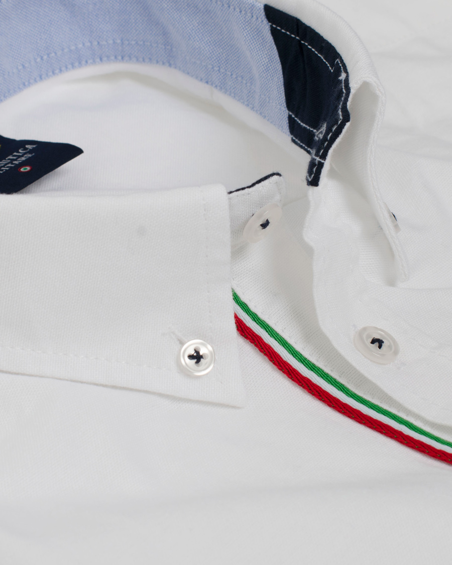 Aeronautica Militare CA825 Camicia Shirt White at CareOfCarl.com