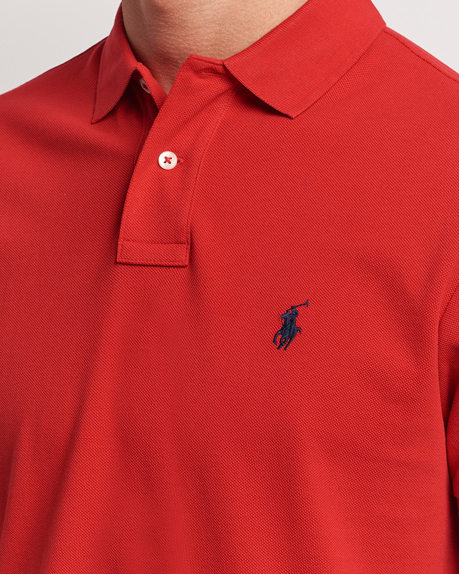 Polo Ralph Lauren Custom Slim Fit Polo Red at CareOfCarl.com