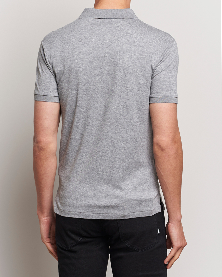 Polo Ralph Lauren Slim Fit Pima Cotton Polo Steel Heather at CareOfCarl.com
