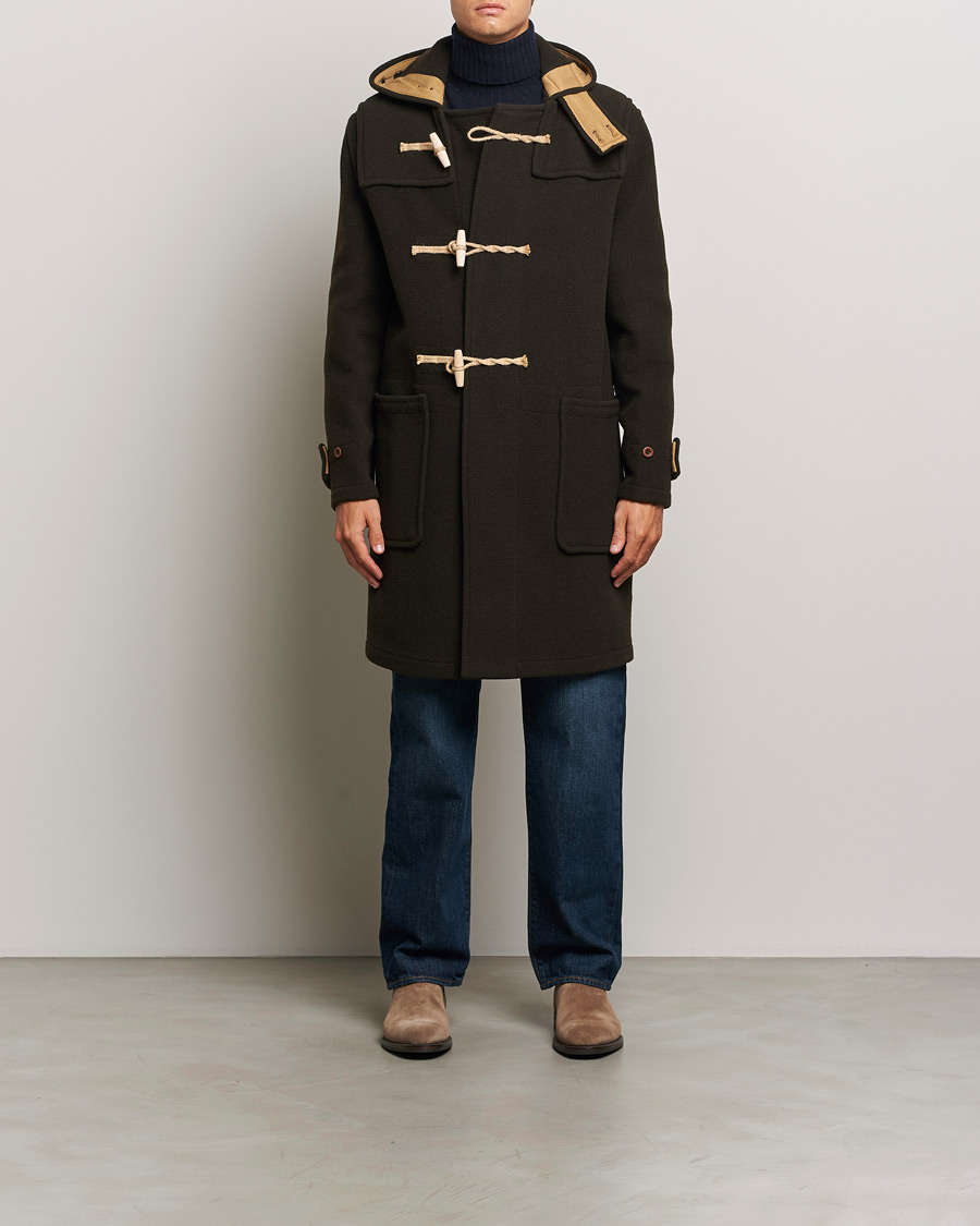 Gloverall 575 Monty Original Duffle Coat Brown at CareOfCarl.com